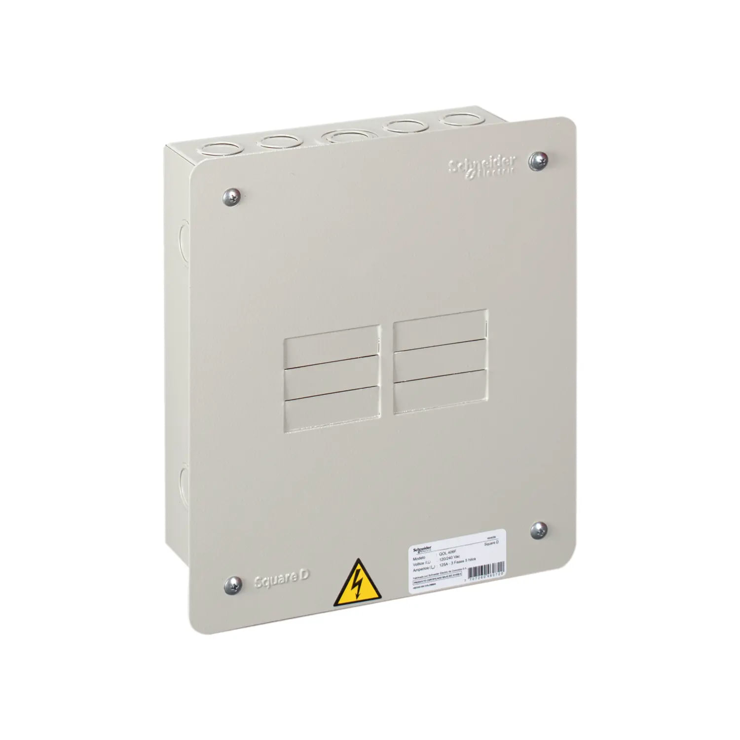 Panel Trifasico 6 Espacios Qol406F S.E. - SCHNEIDER - Kywi