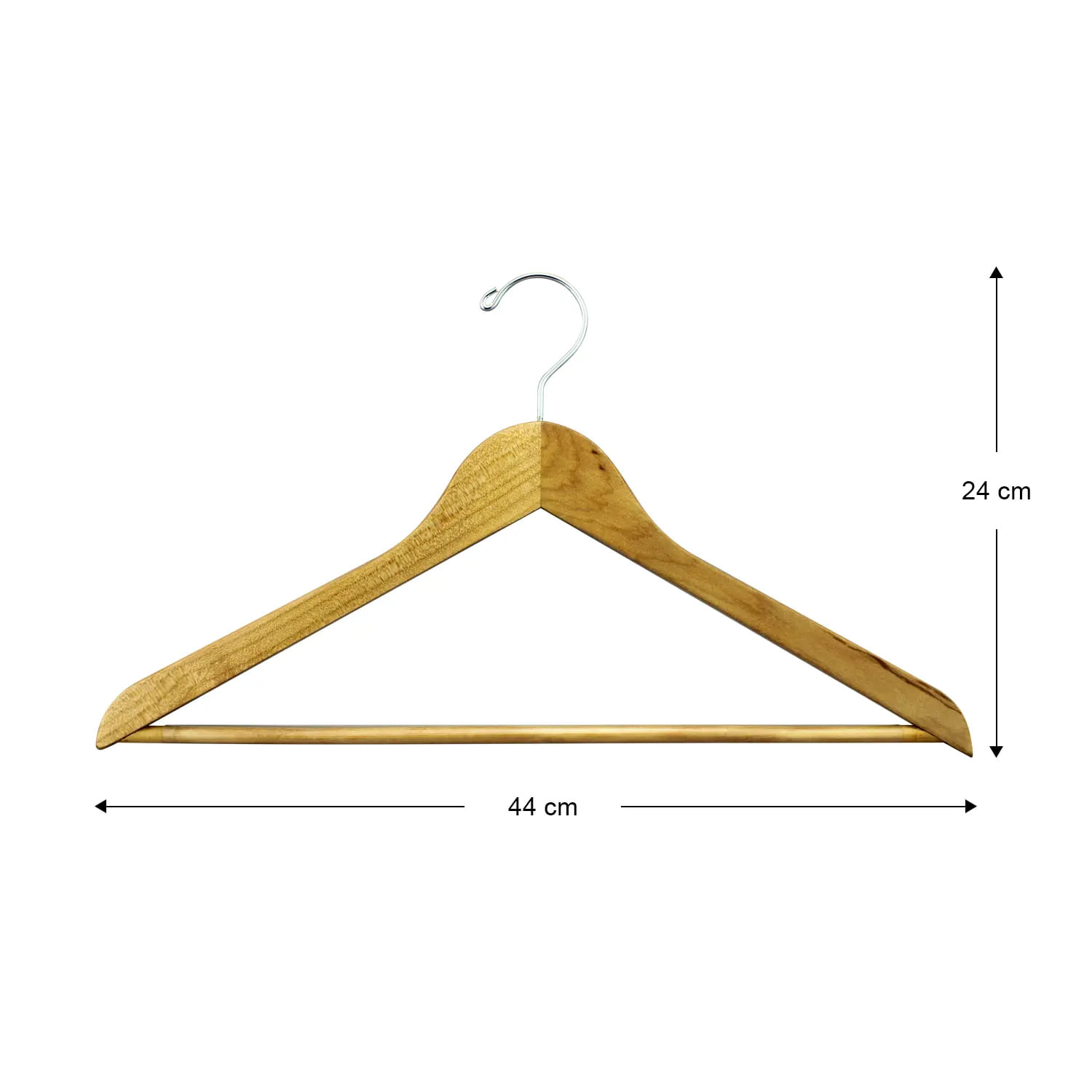 Set De 6 Pzs Armador D//Madera P/Ropa