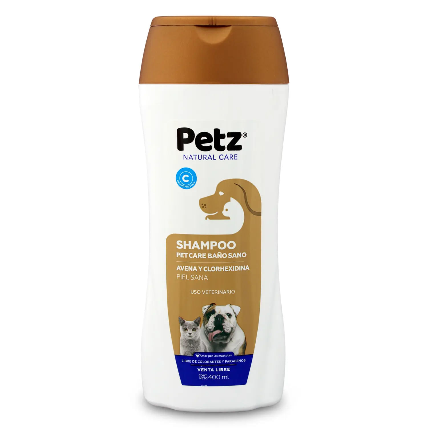Shampoo P/Mascotas Pieles Sanas 400Ml - PETZ - Kywi