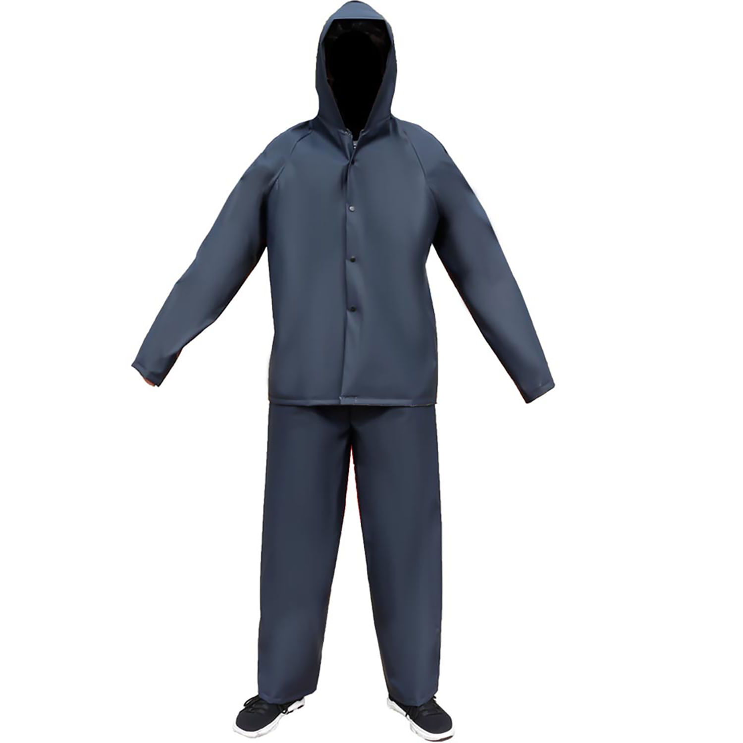 Terno Impermeable Pvc C12 Xl 2Pz Azul - PROTECZIONA - Kywi