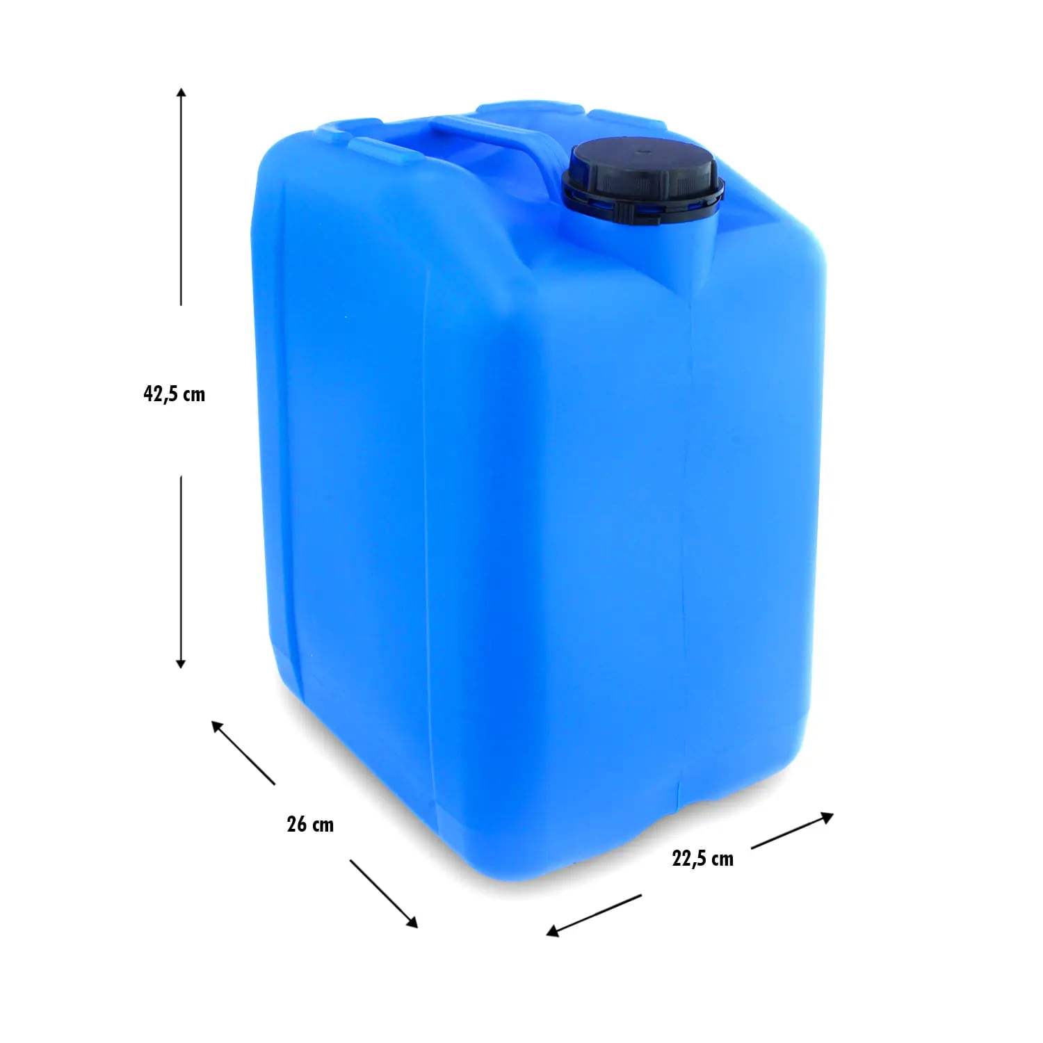 Bidón galonera de fabricación plástica rectangular con 5 gl de ...
