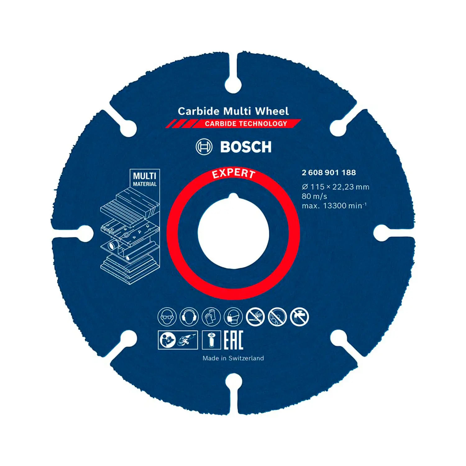 Disco de corte multimaterial de 4-1/2 pulgadas o 11.5 cm x 0.2 cm de ...