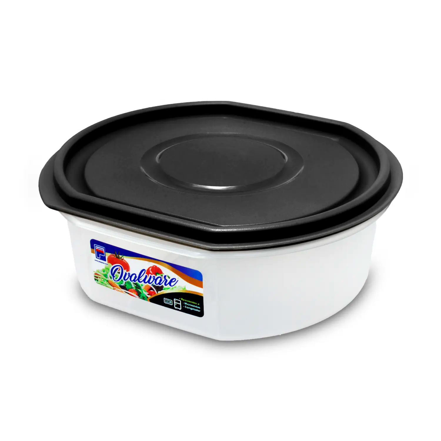 Repostero ovalware bajo # 3, libre de BPA, con capacidad interna de 1.5 ...