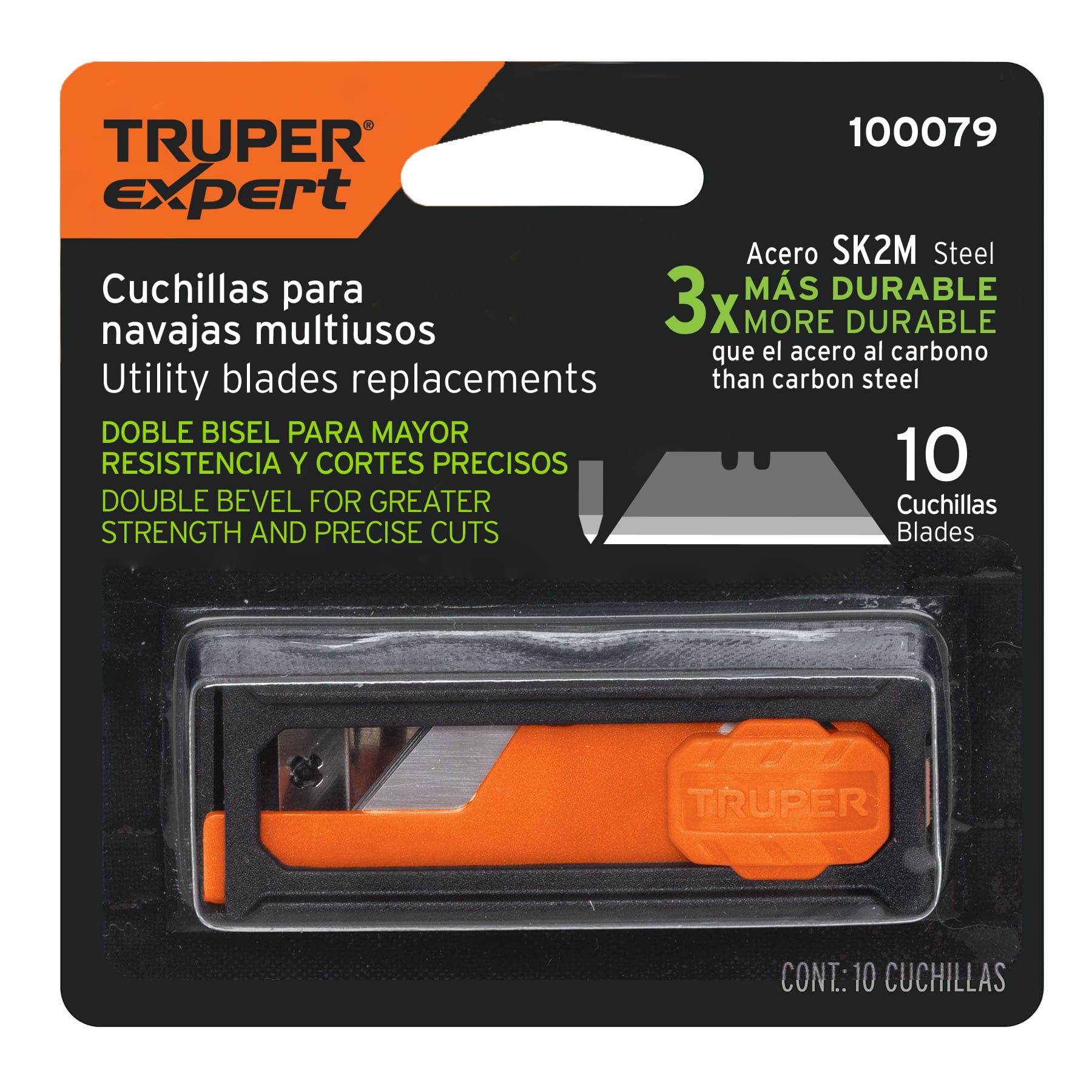 Dispensador con 10 cuchillas para NV-7X y NM-6, Expert - TRUPER