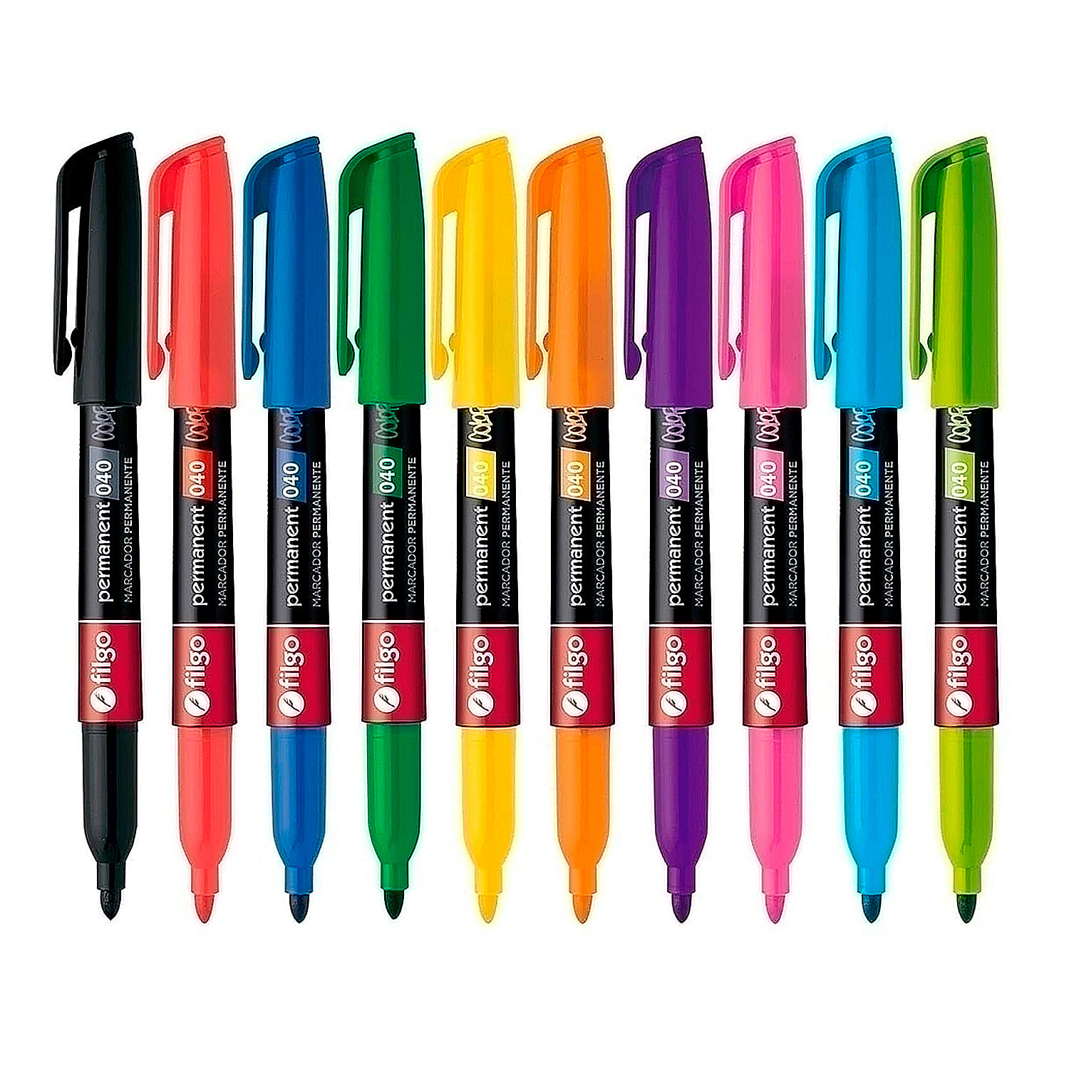 Set de marcadores permanentes multi superficies con punta fina de 1,0 ...