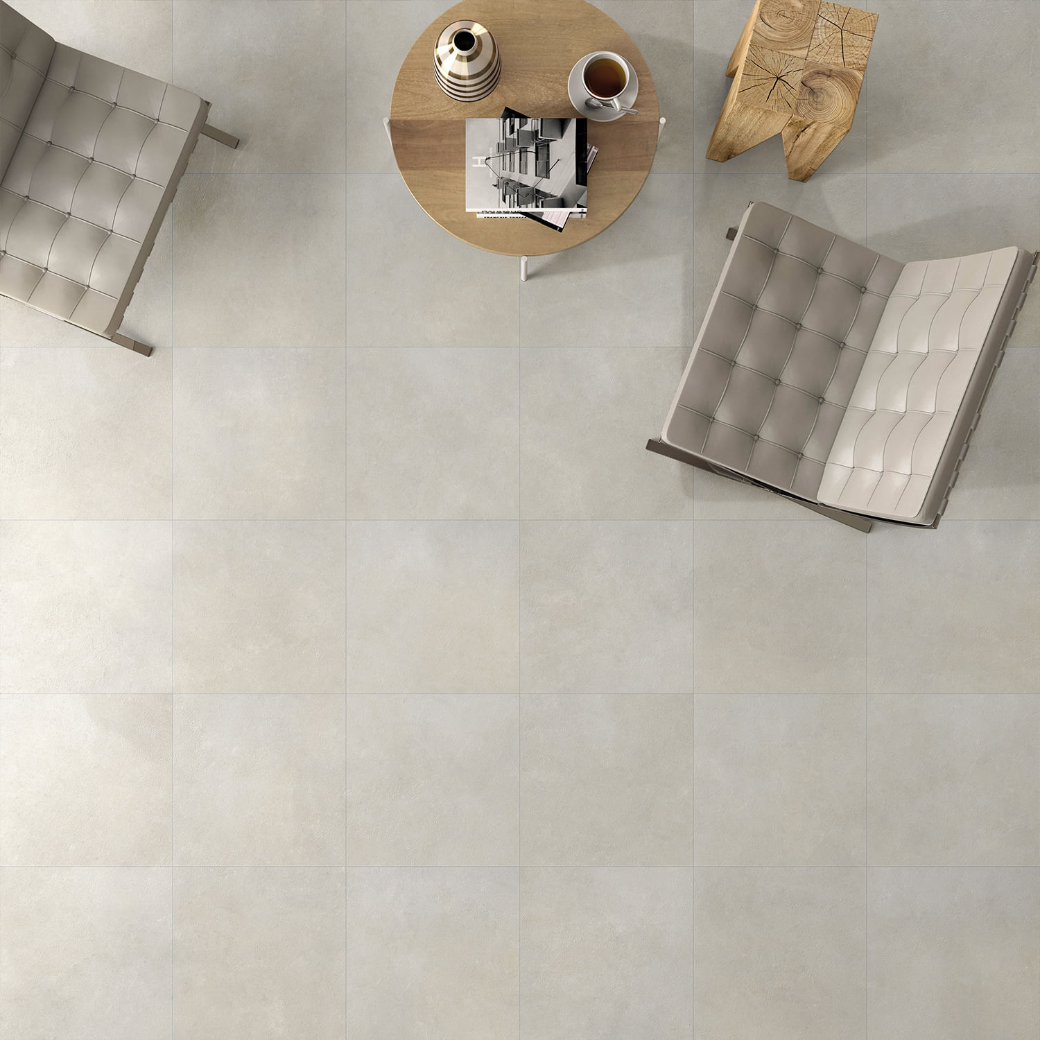 Porcelanato rustico STONE CLARO V4 satín rectificado de 60 x 60 cm Caja ...