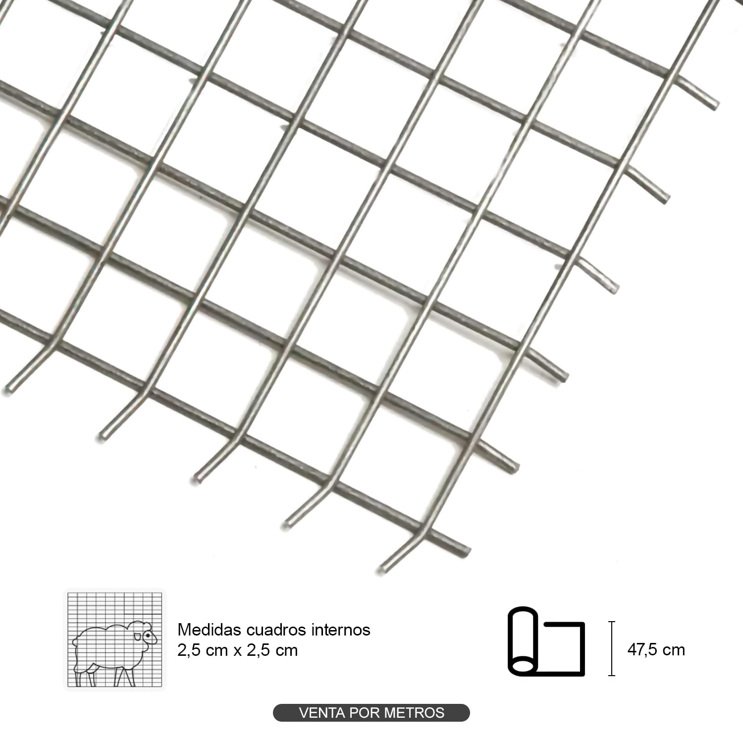 Malla electrosoldada de alambre galvanizado de 1,65 mm. - IDEAL ...
