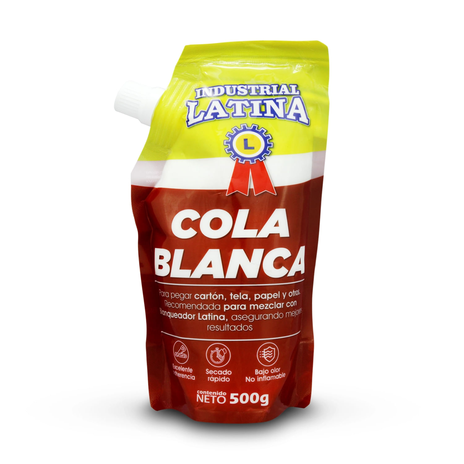 Cola adhesiva semi líquida a base de resinas sintéticas; 500 gr ...