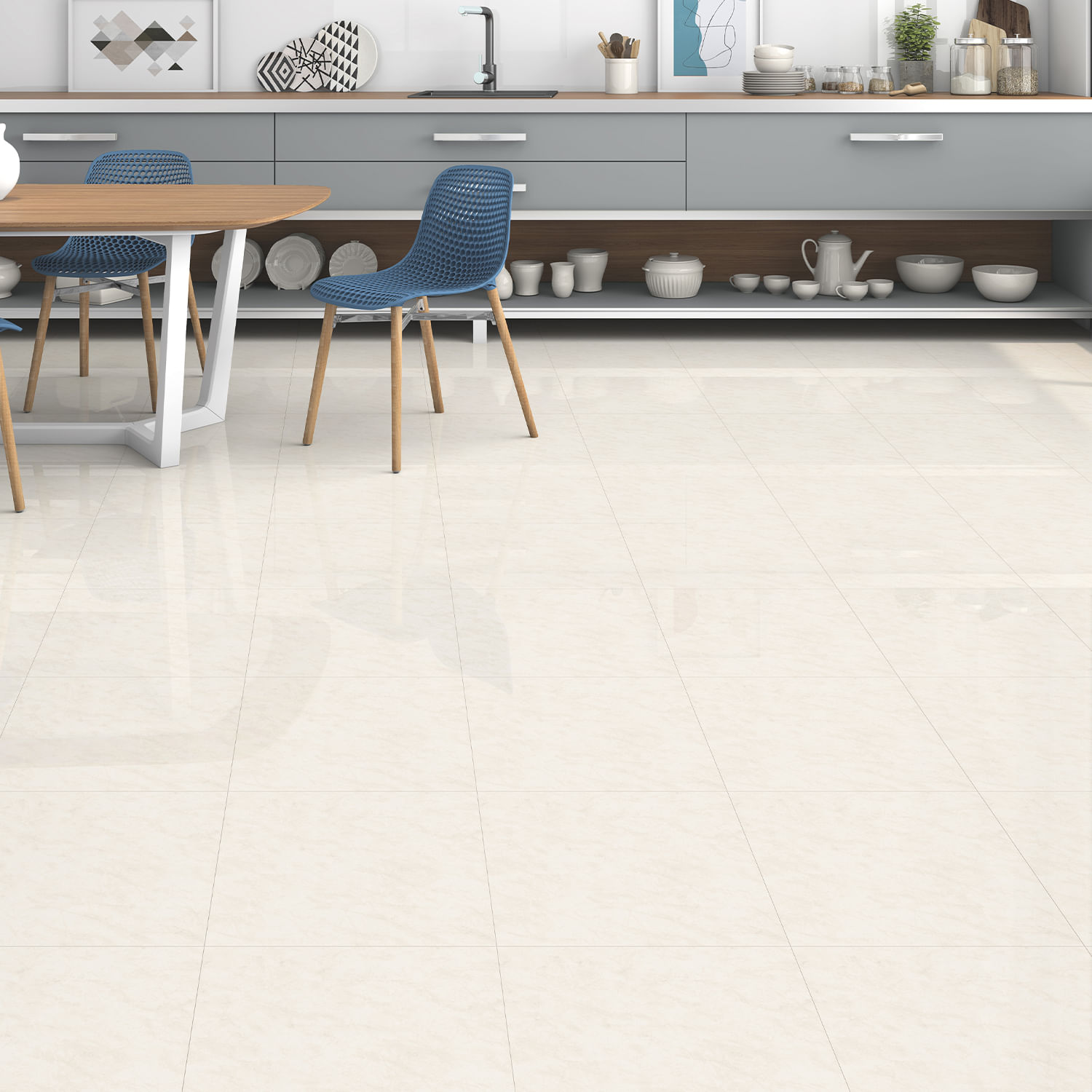 Cerámica rustica para piso y pared spinetto avena 43 x 43 cm Caja de 1. ...