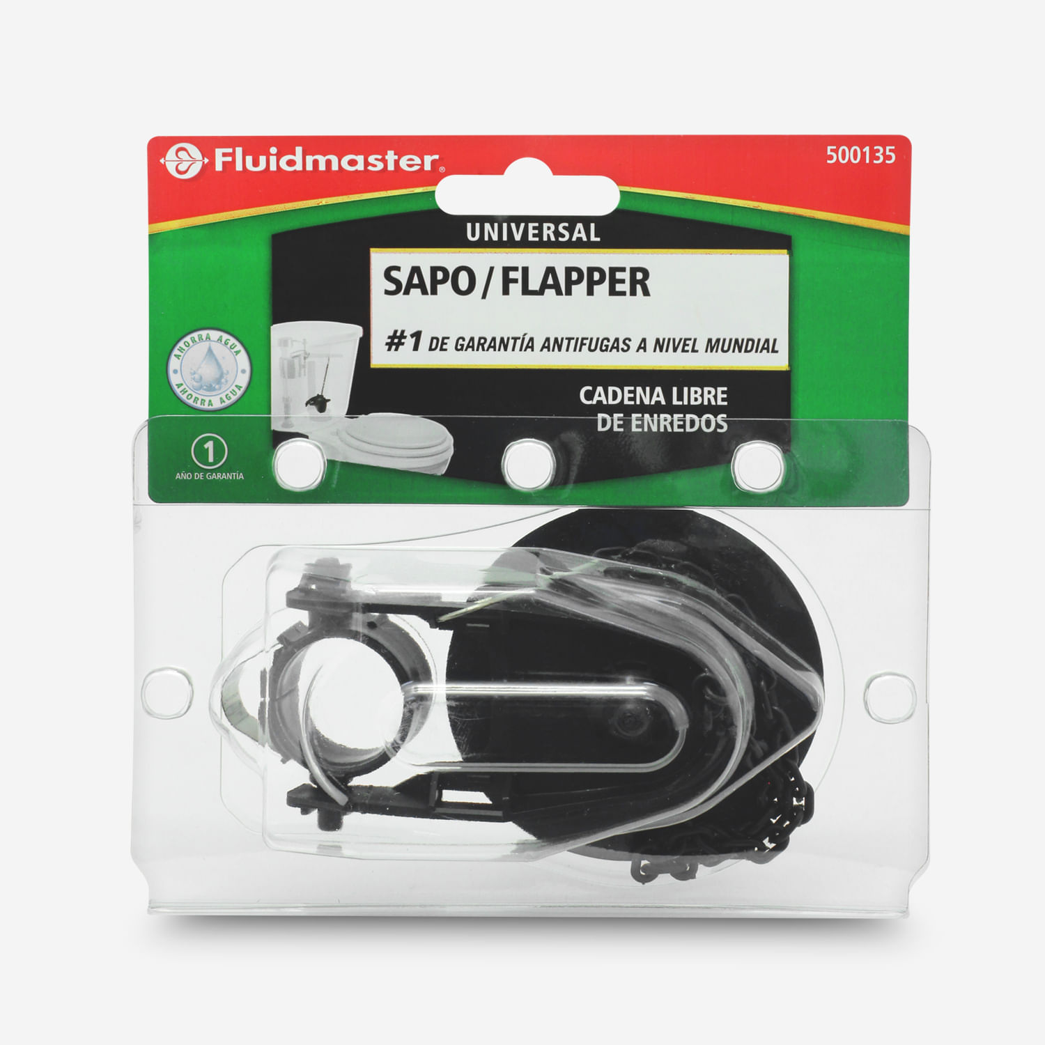 Flapper (Sapo) de 2 pulgadas con marco reforzado y cadena de acero ...