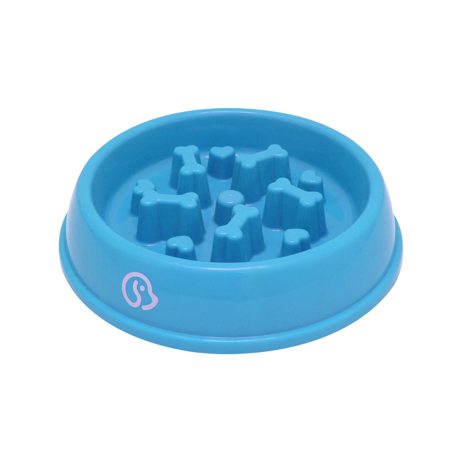 Plato para perro de 23,7 cm con diseño interno que calma el estrés ...