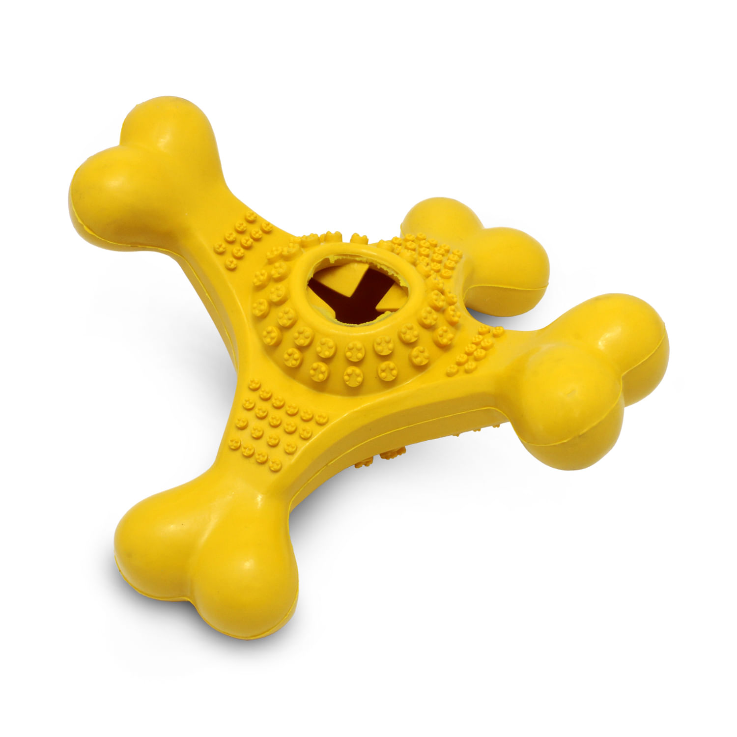 Juguete para perro tipo CRUCETA LEGO con pupos estimulantes suaves ...
