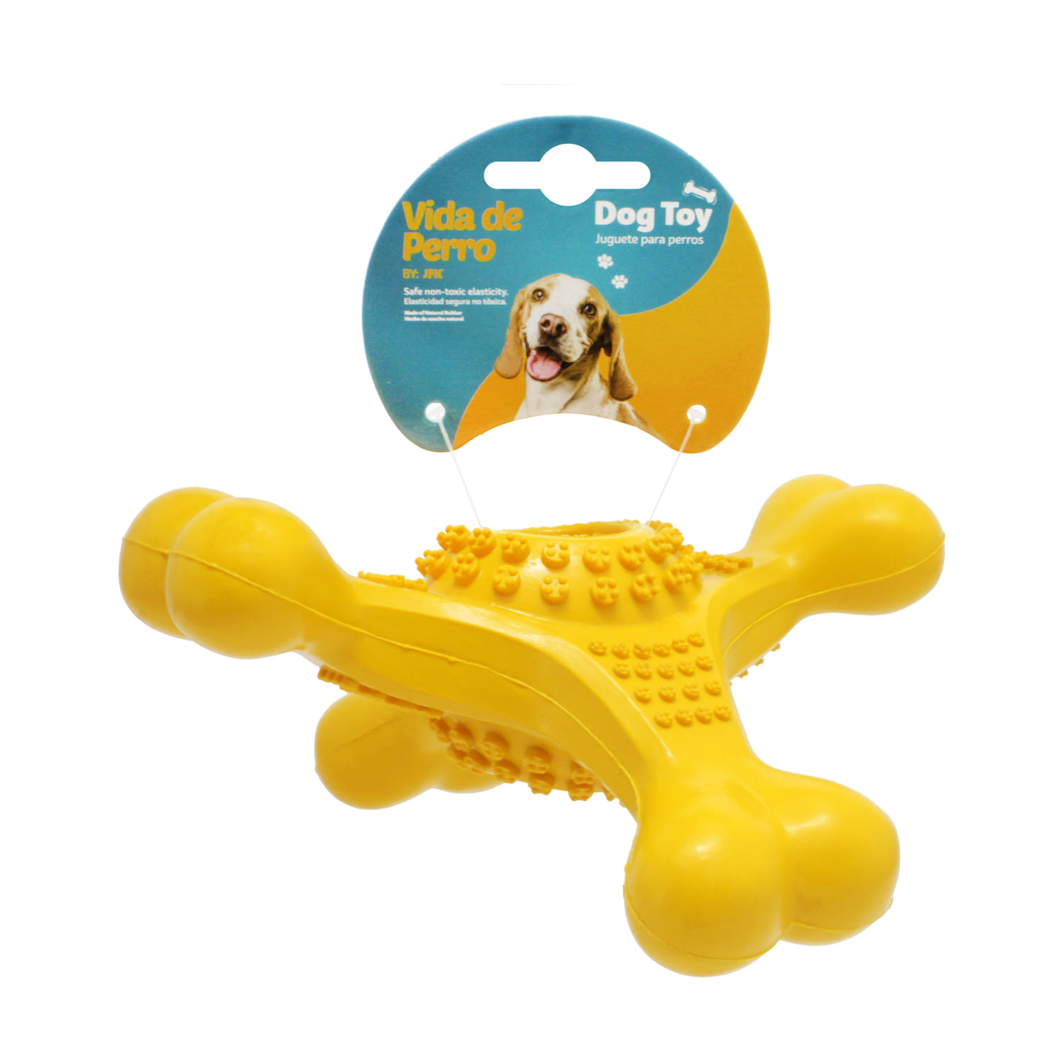 Juguete para perro tipo CRUCETA LEGO con pupos estimulantes suaves ...