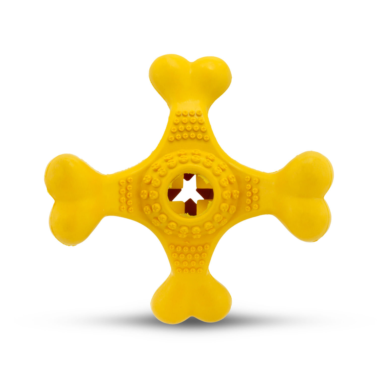 Juguete para perro tipo CRUCETA LEGO con pupos estimulantes suaves ...