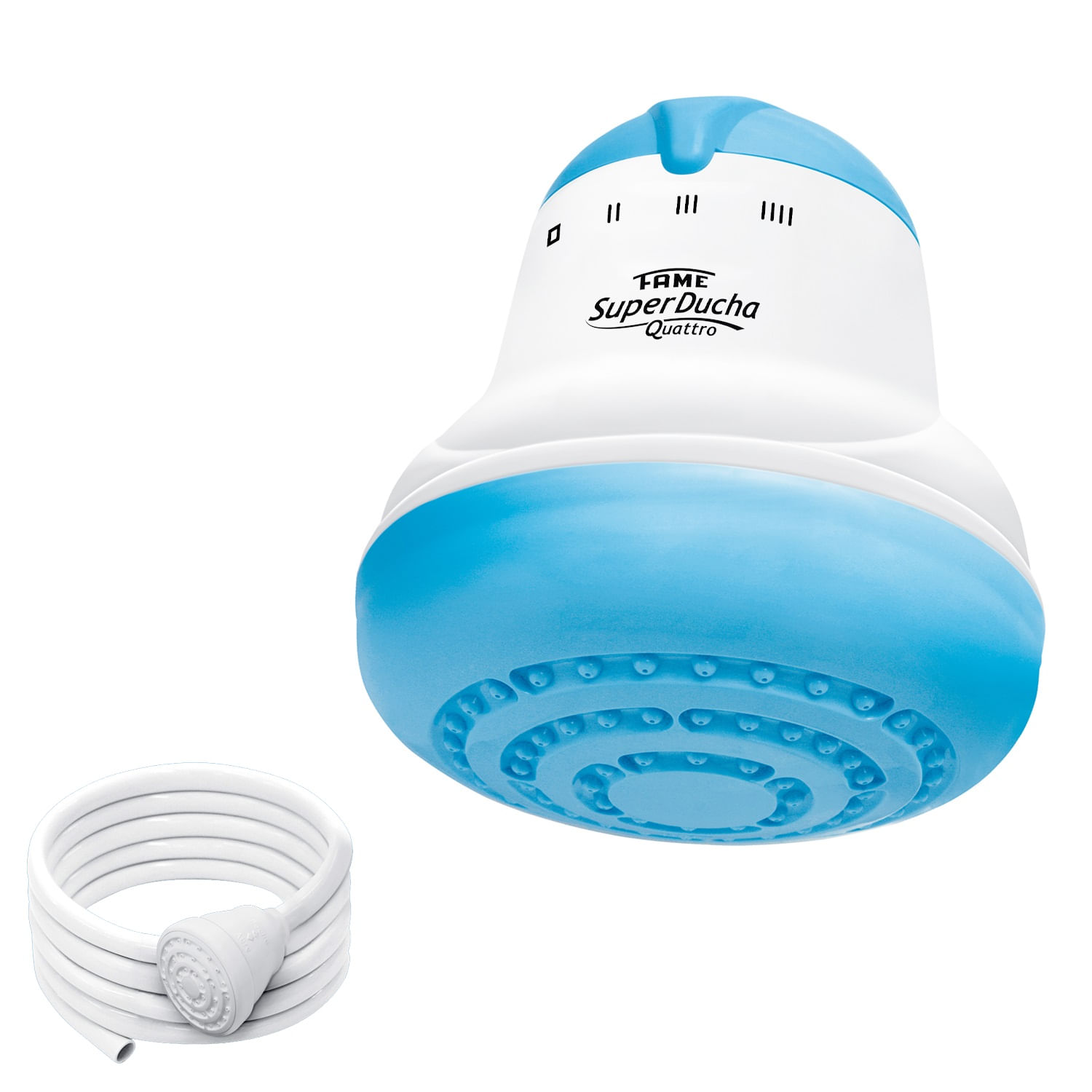 Ducha eléctrica de 110/127 V - 5400W y mini ducha de mano Funda 1U - FAME