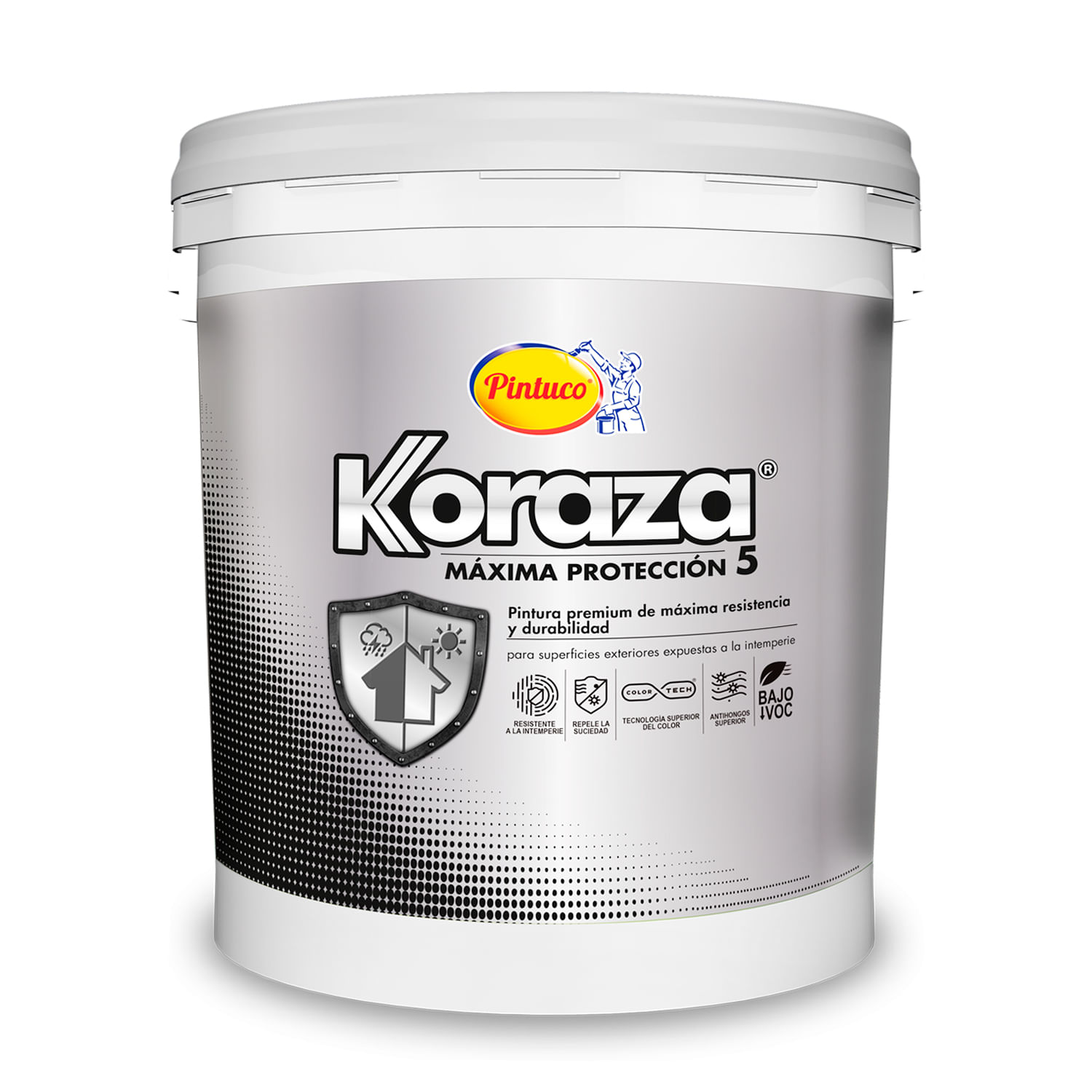 Koraza Blanco Puro Caneca 127422 - PINTUCO - Kywi