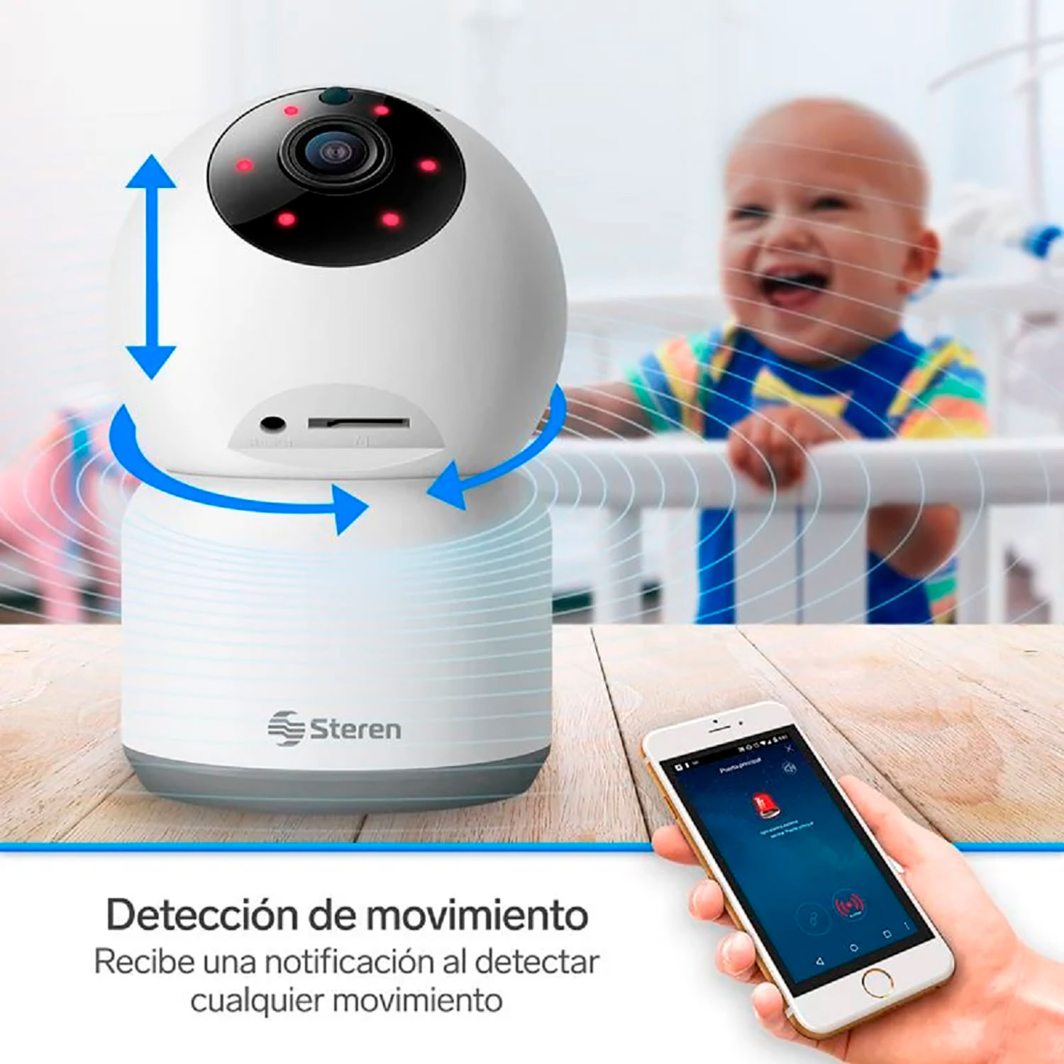 camara interior wifi con sensor de movimiento - STEREN - Kywi