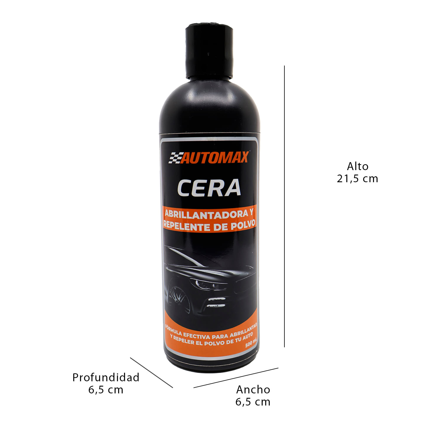 Cera para autos abrillantadora automax A base de cera carnauba. Aporta ...