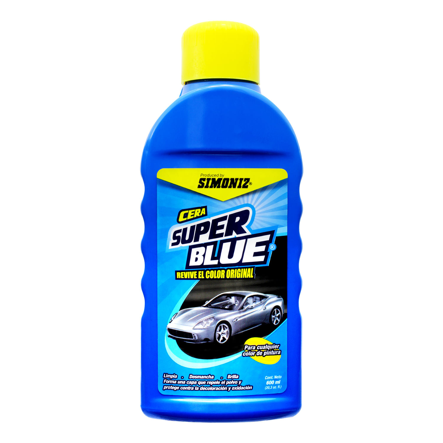Cera para auto SUPER BLUE revive el color original; 600ml. - SIMONIZ - Kywi