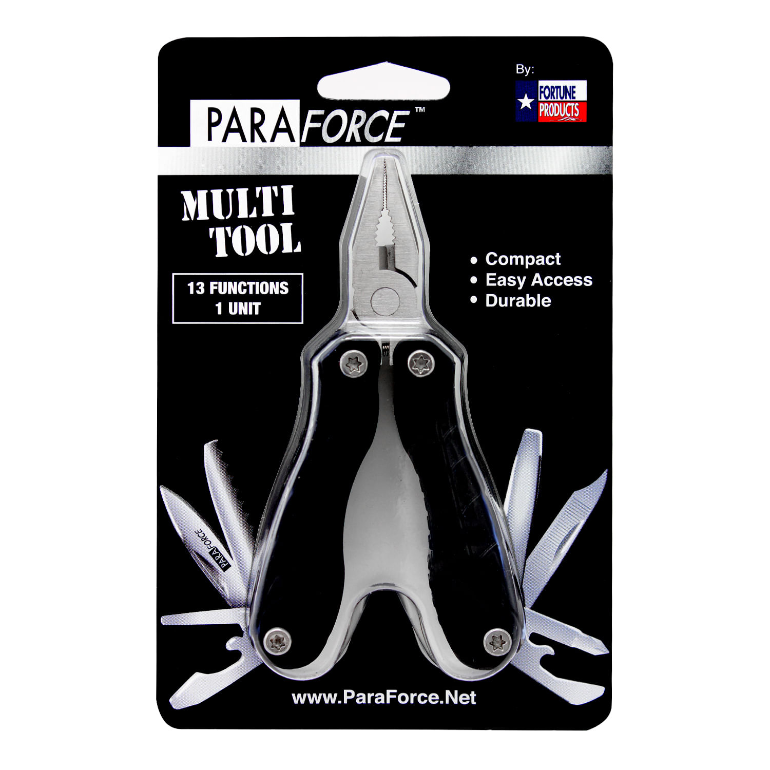 Alicate multiherramientas de aluminio color negro multiusos con 13 ...