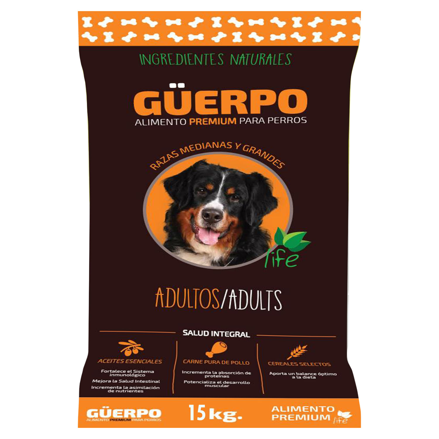 Alimento para perro PREMIUM PLUS tipo croquetas para perros; 15 kg ...