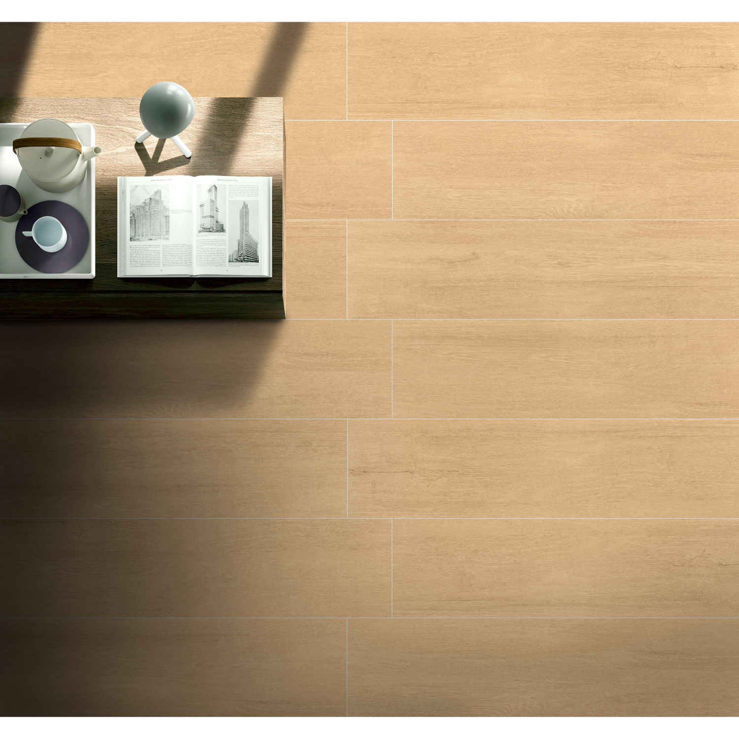 Porcelanato tavol pino de 30 x 120 cm - ECUACERAMICA