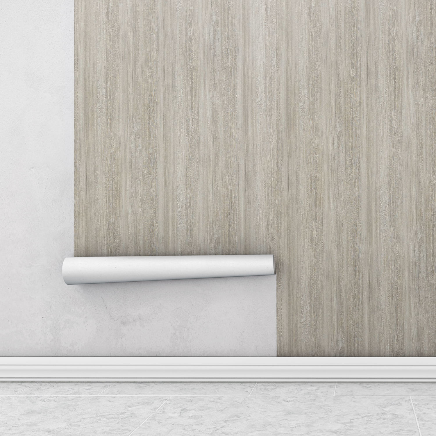 Papel adhesivo con textura tipo madera de color GRIS. - CONTACT - Kywi