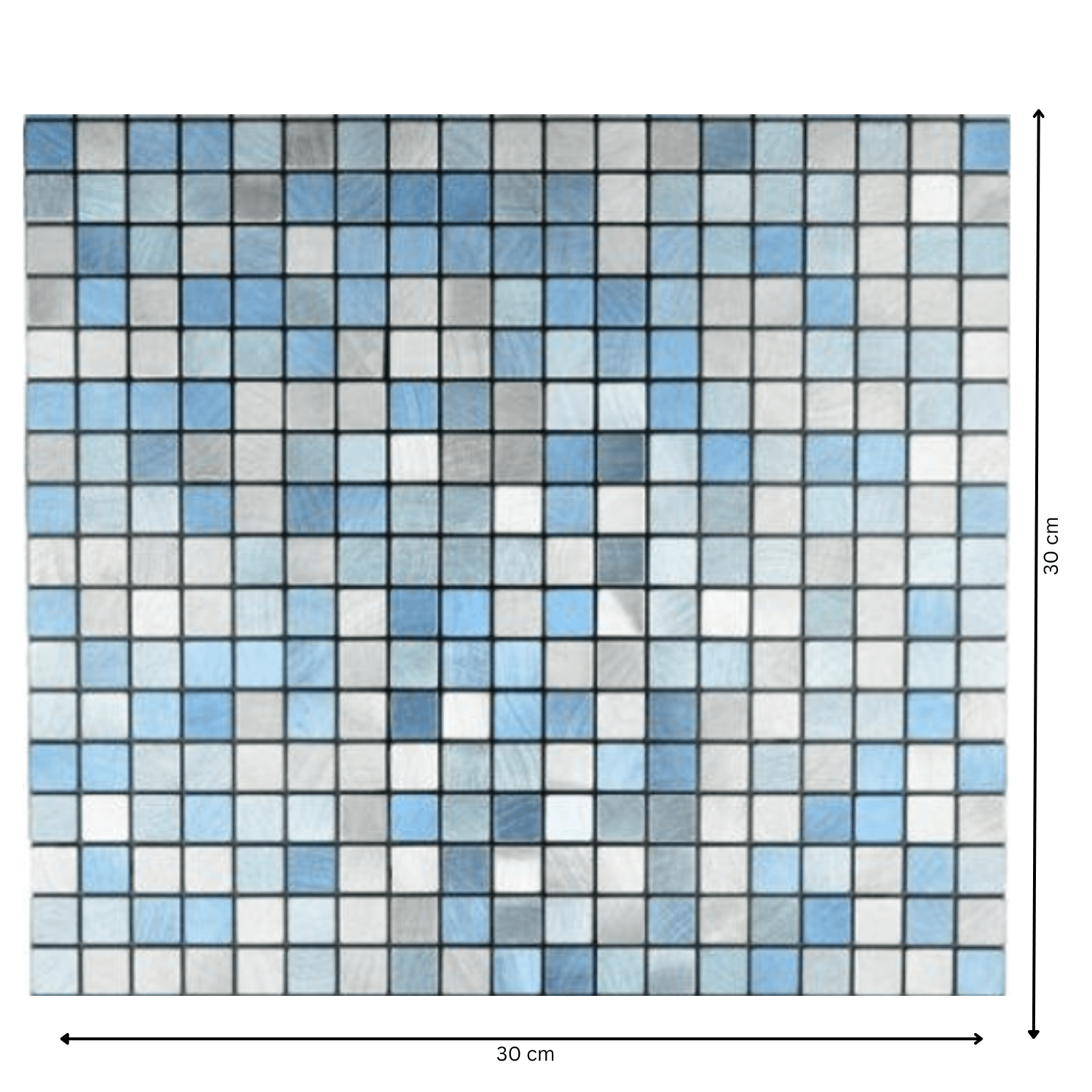 Mosaico paris azul. Adhesivo decorativo de uso interior. 30x30 Cada uno ...