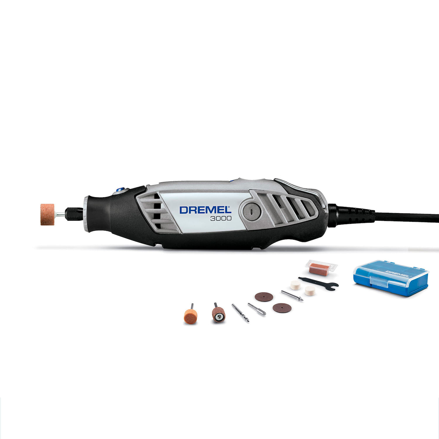 Herramienta Rotativa Dremel 3000 Mini torno Con 10 Accesorios - DREMEL ...