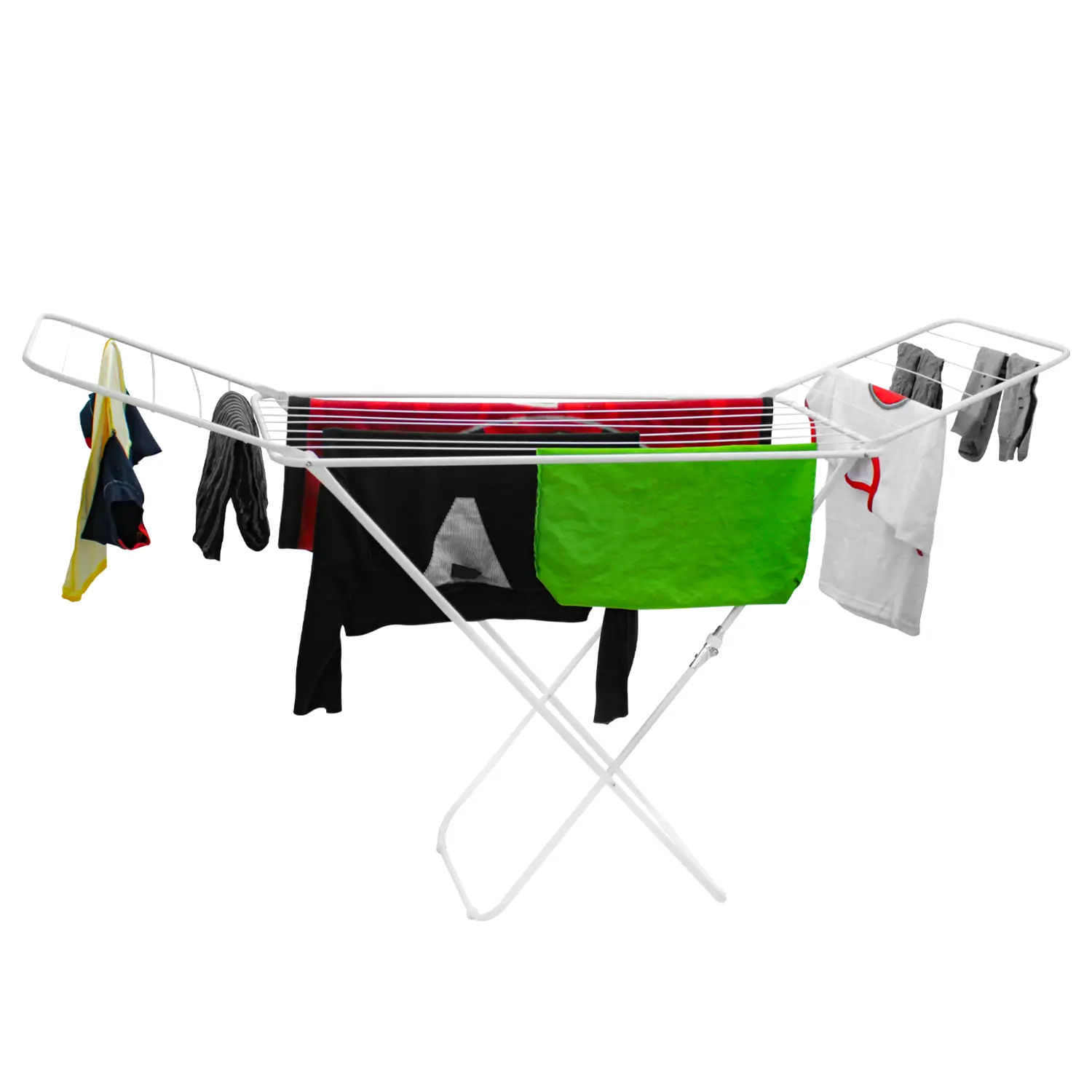 Tendedero De Ropa Sencillo Blanco 180Cm - WRT - Kywi