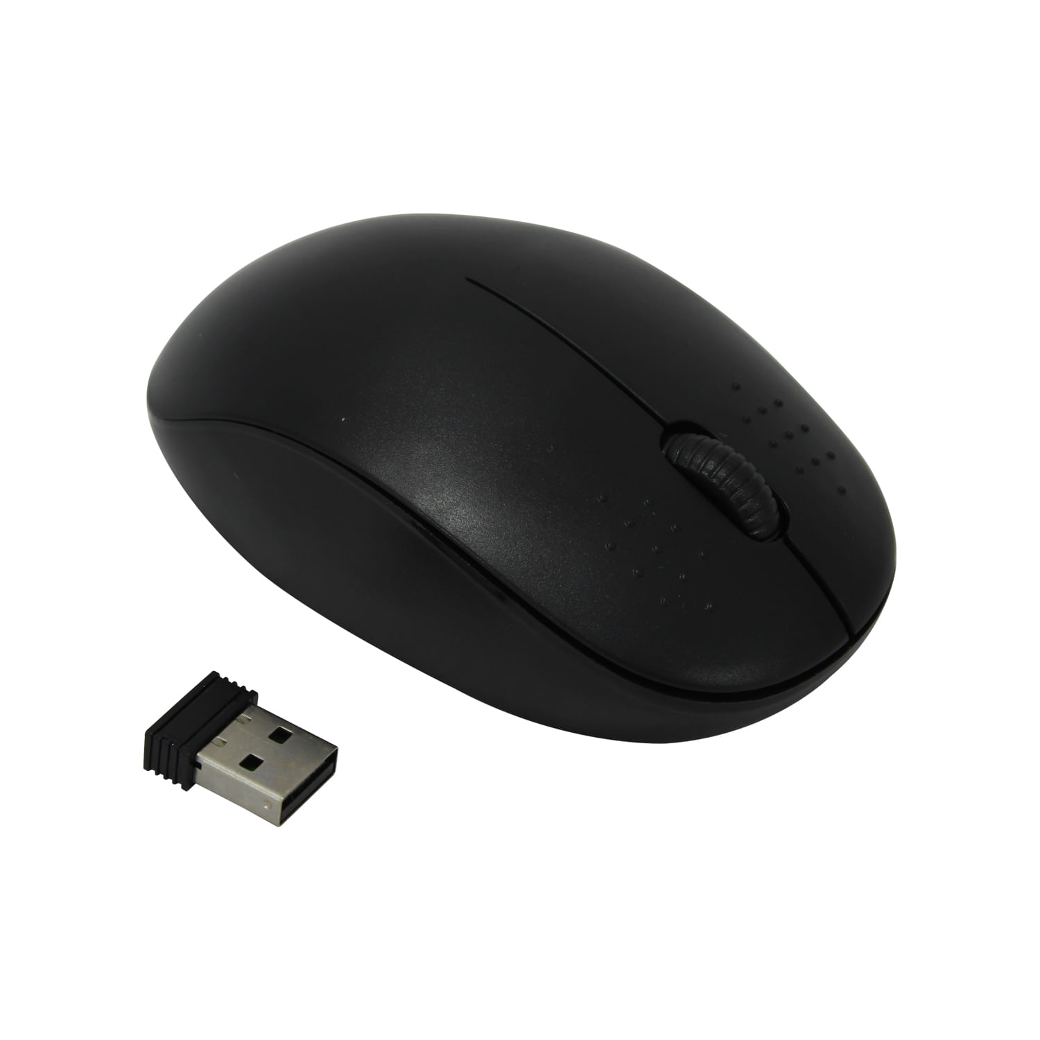 Mouse inalámbrico de 1200 DPI con 3 botones y receptor wireless USB ...