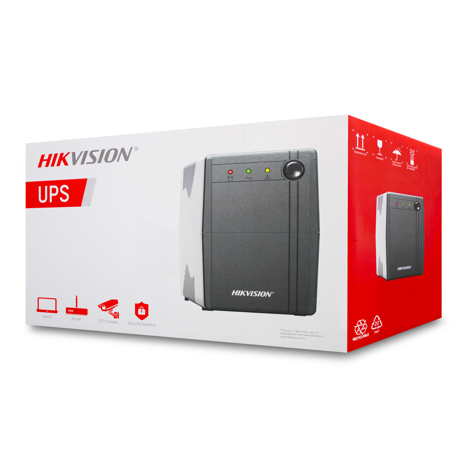UPS SMART de 1000VA / 600W de 6 tomas 12V / 9 Ah. - HIK VISION - Kywi