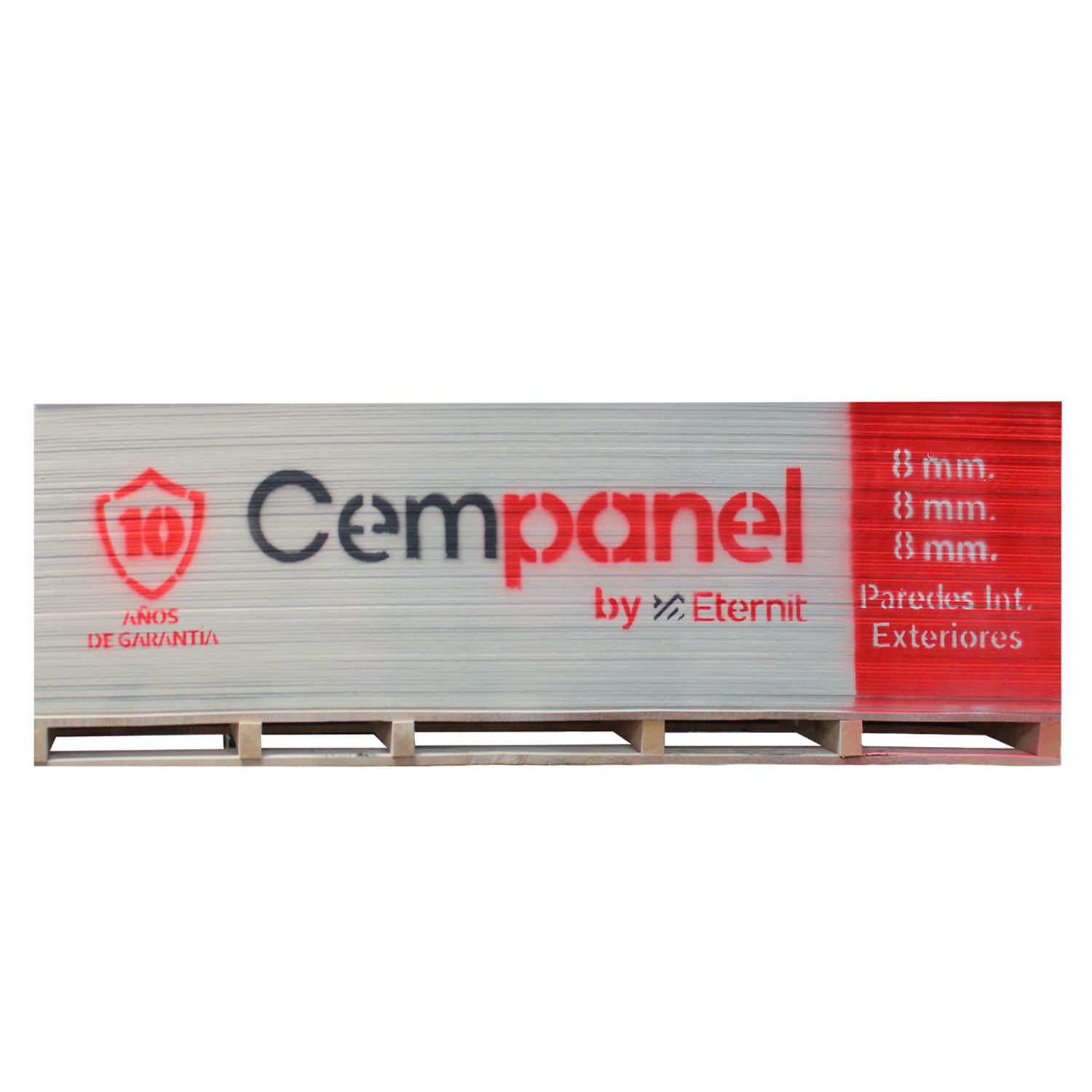 Placa FC Cempanel de fibrocemento de 2.44 x 1.22 x 8 mm para exteriores ...