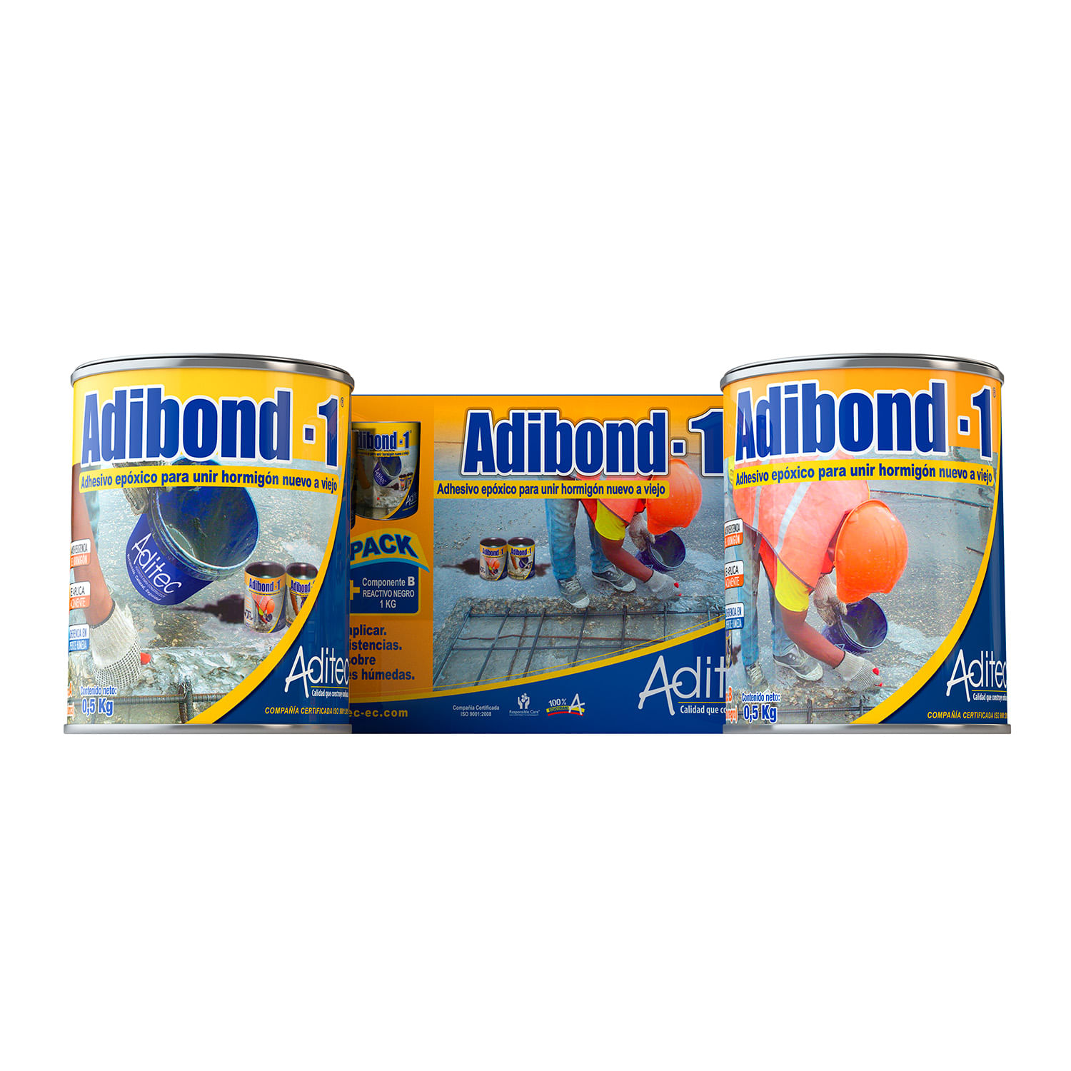 Adherente epóxico ADIBOND 1 de 2 componentes para pegar hormigones ...