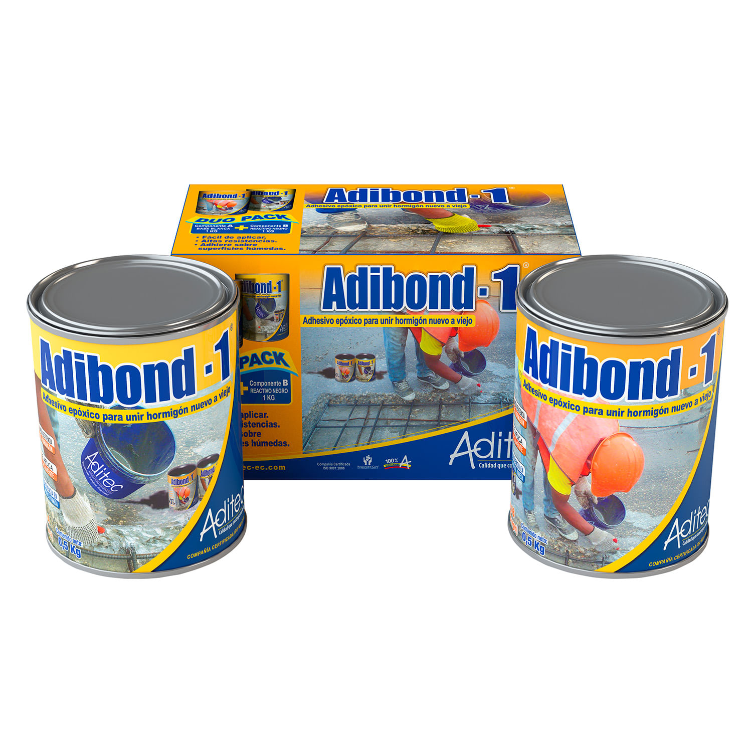 Adherente epóxico ADIBOND 1 de 2 componentes para pegar hormigones ...