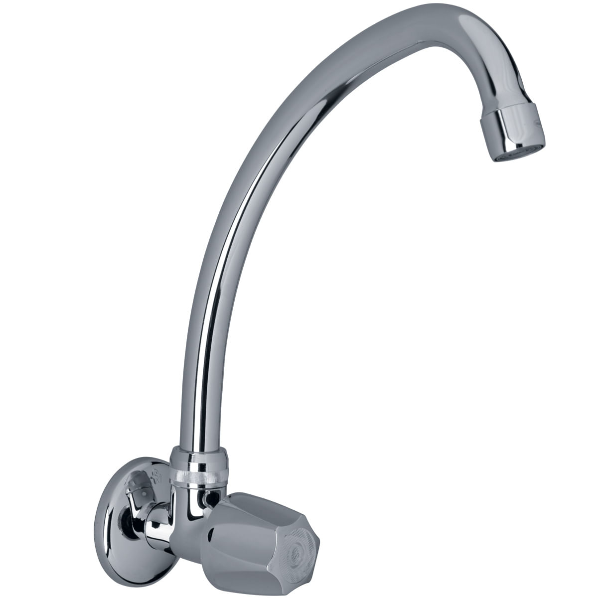 Llave de Pared con Pico Alto Plus para Cocina Línea Capri - FV - Kywi
