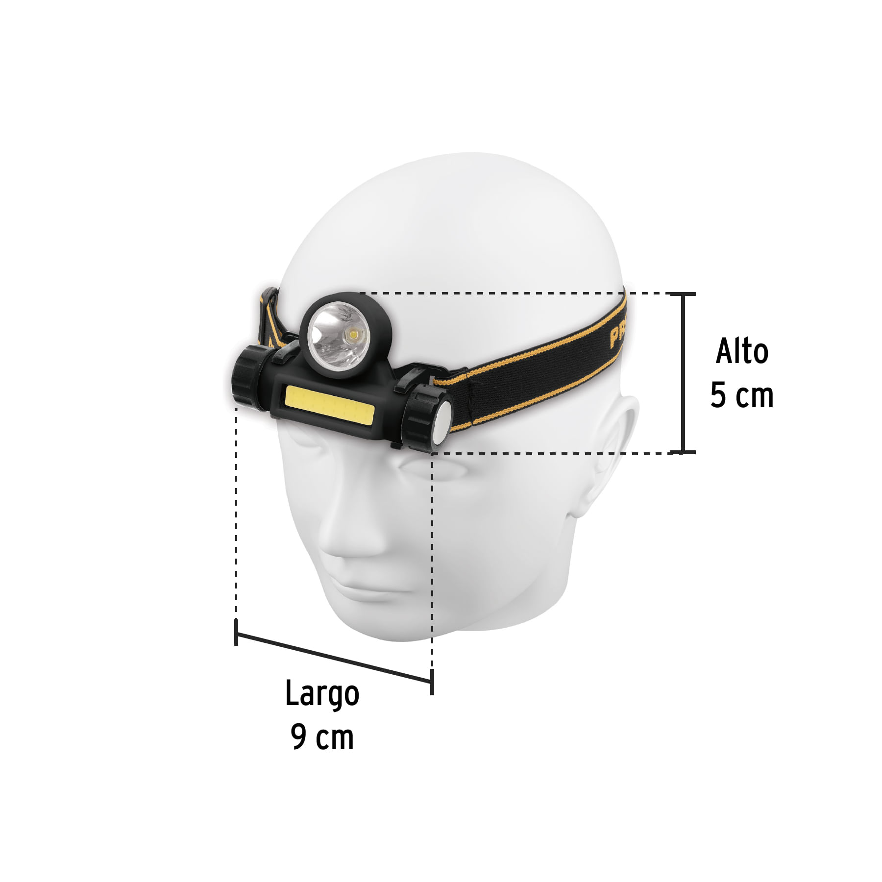 Linterna LED de 180lm para cabeza - PRETUL - Kywi