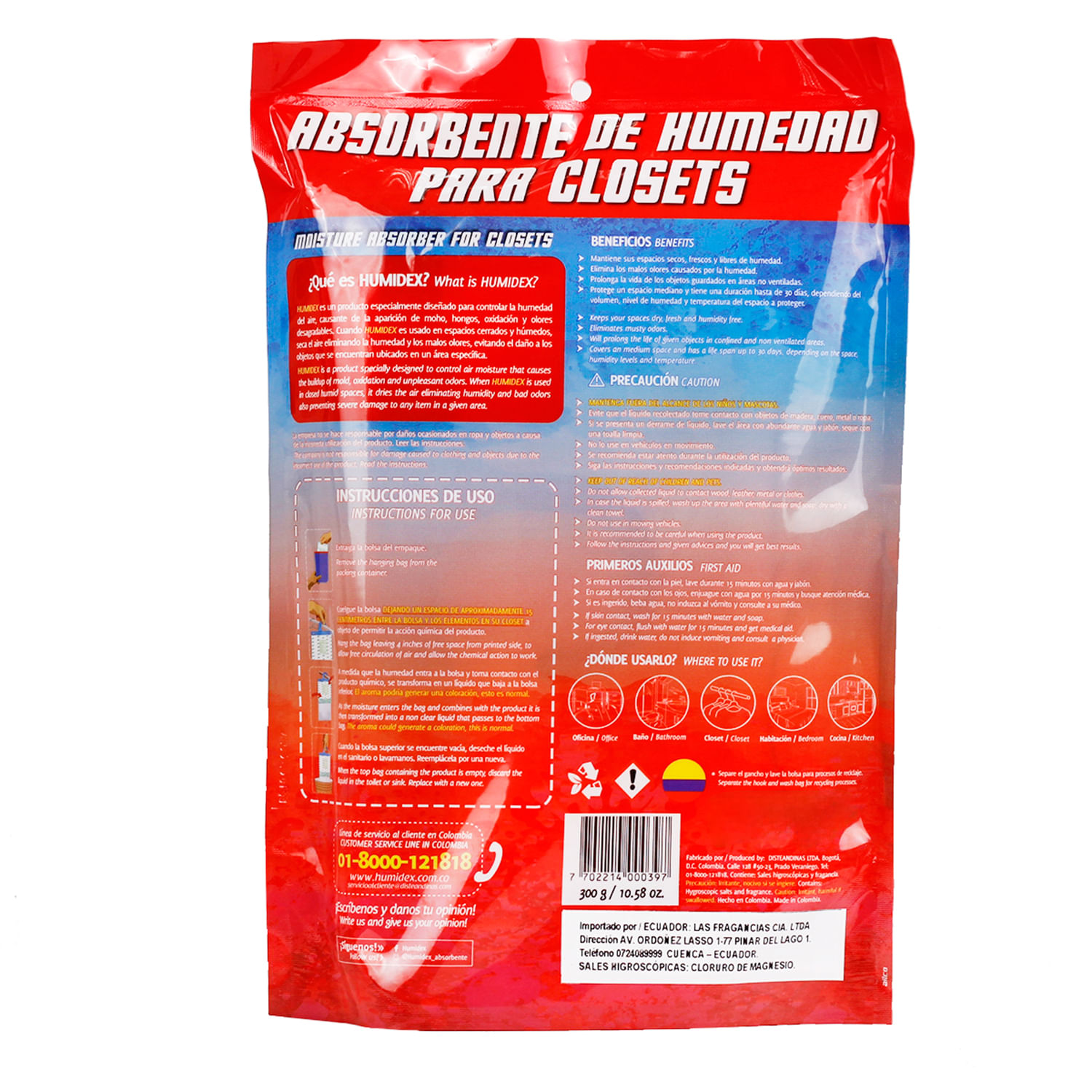 Eliminador de humedad para closets con aroma a manzana canela de 300 gr ...