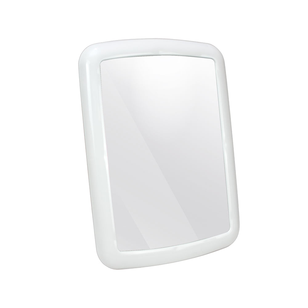 Espejo rectangular blanco de 34 x 45 cm de alta resistencia y durabilidad.