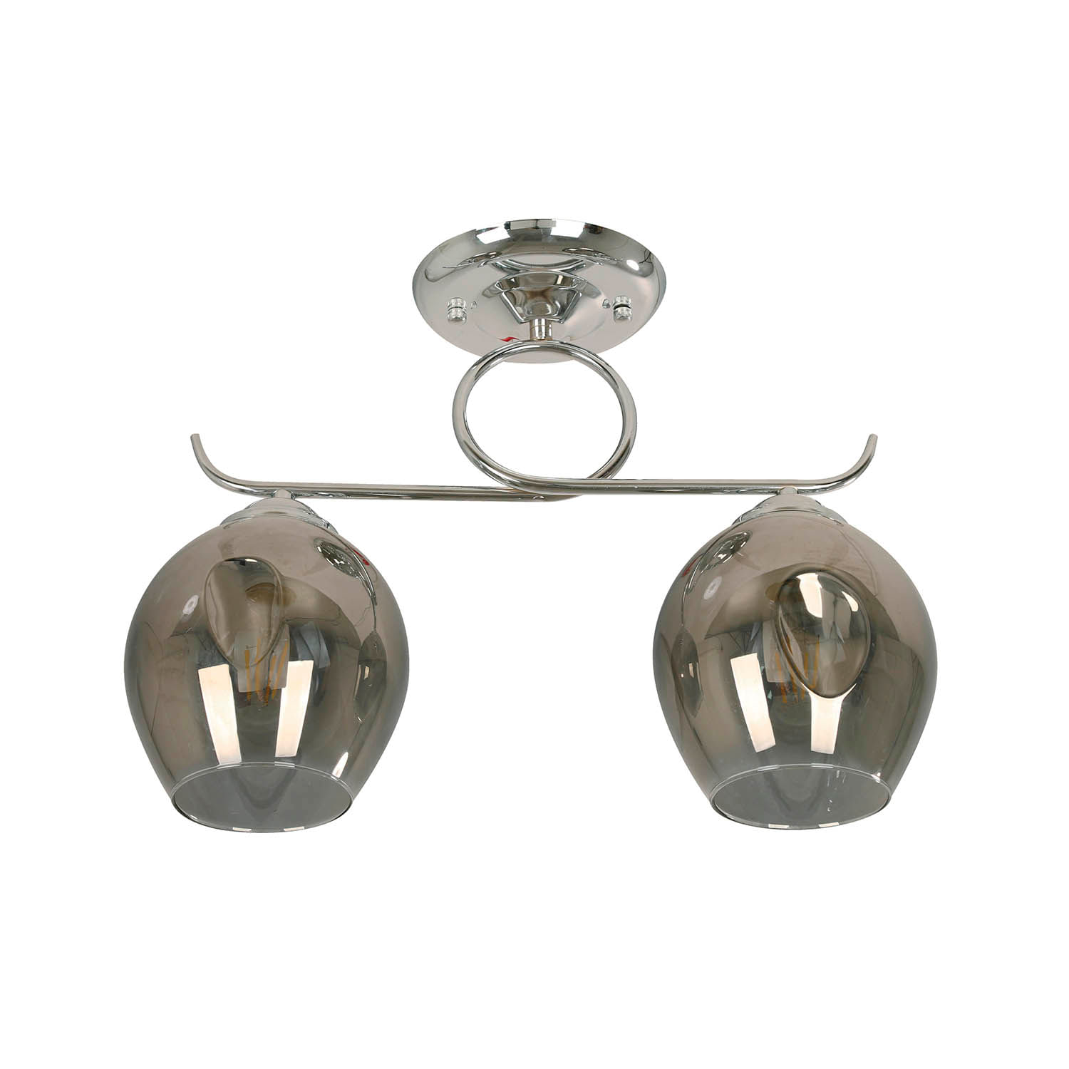 Lampara Techo E27 2L 60W Cr - IKE LITE - Kywi