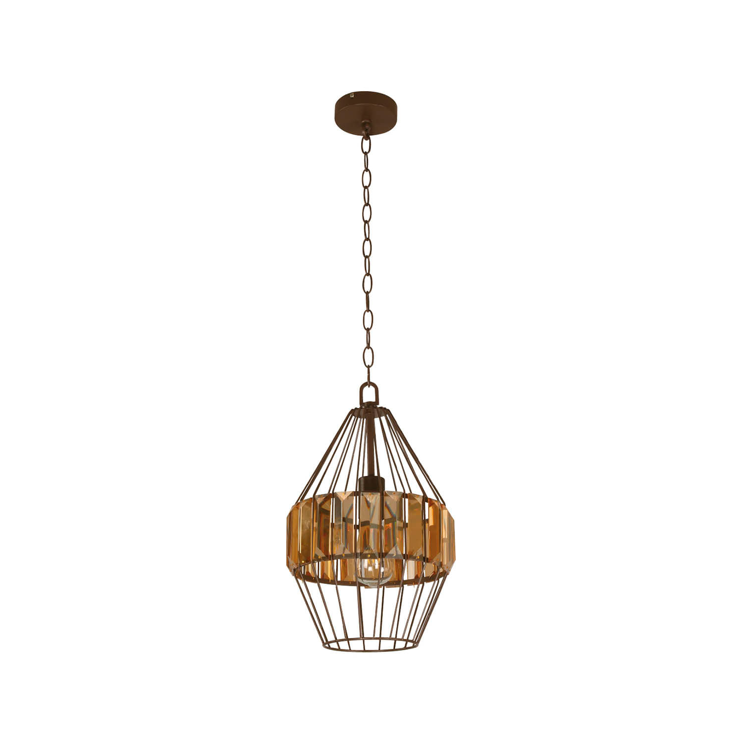 Lampara Colgante Vintage 1L40We27 - IKE LITE - Kywi