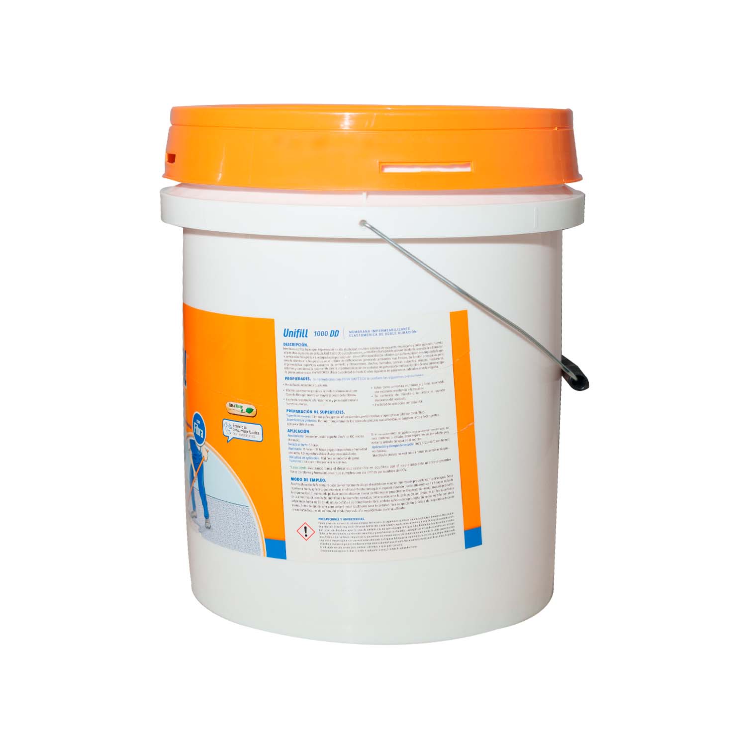 Impermeabilizante UNIFILL FIBRA 1000 sintética Blanco CANECA ...