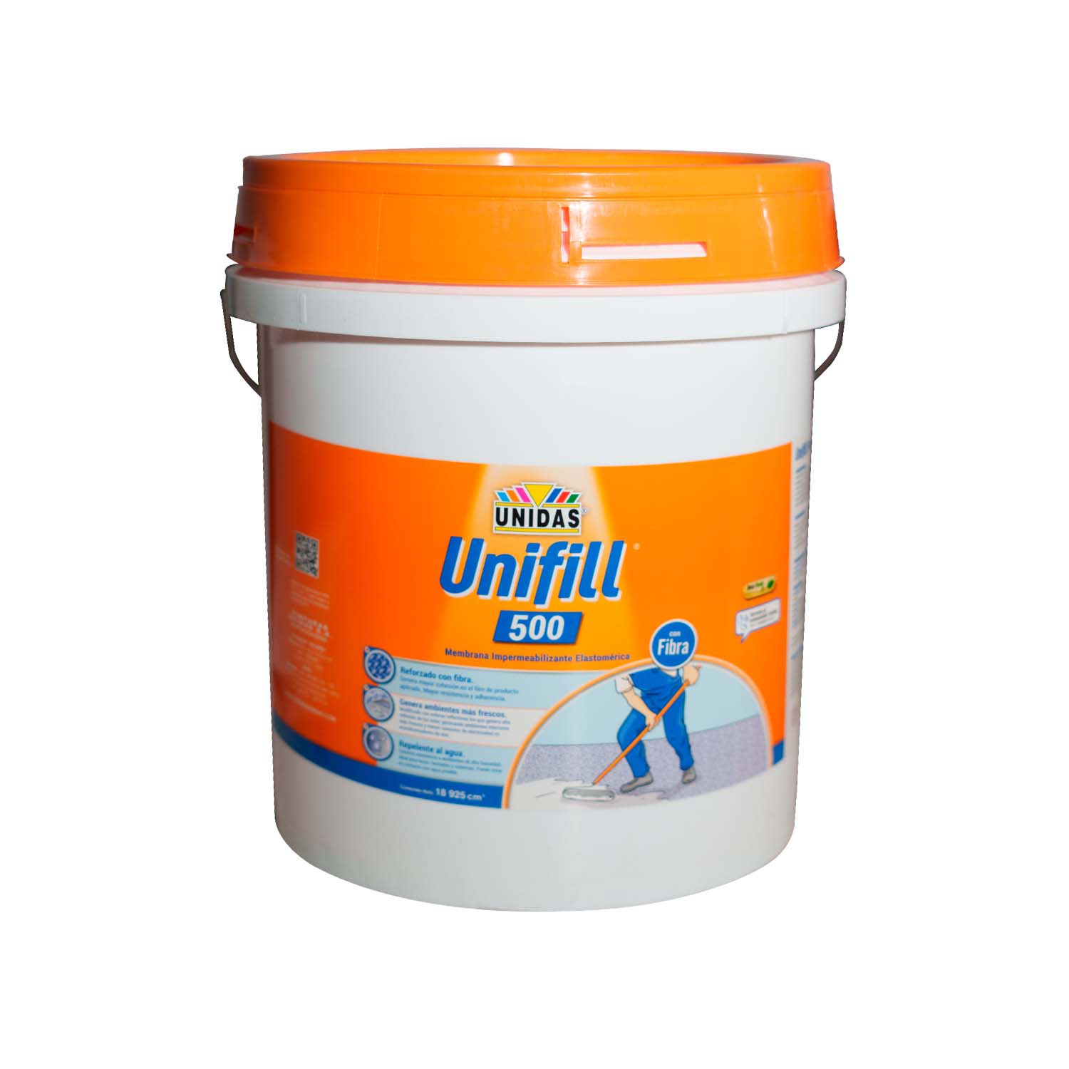 Impermeabilizante UNIFILL BASE 500 sintética CANECA. - PINTURAS UNIDAS ...
