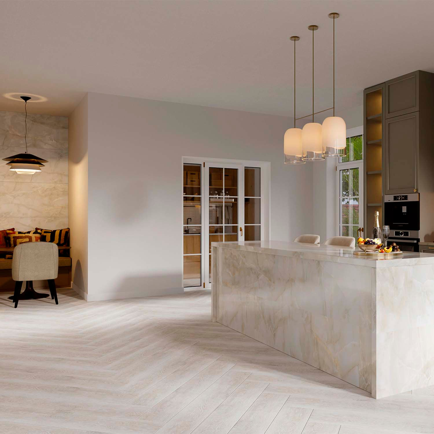 Porcelanato Nebraska tipo madera mate con relieve rectificado 19X120 ...