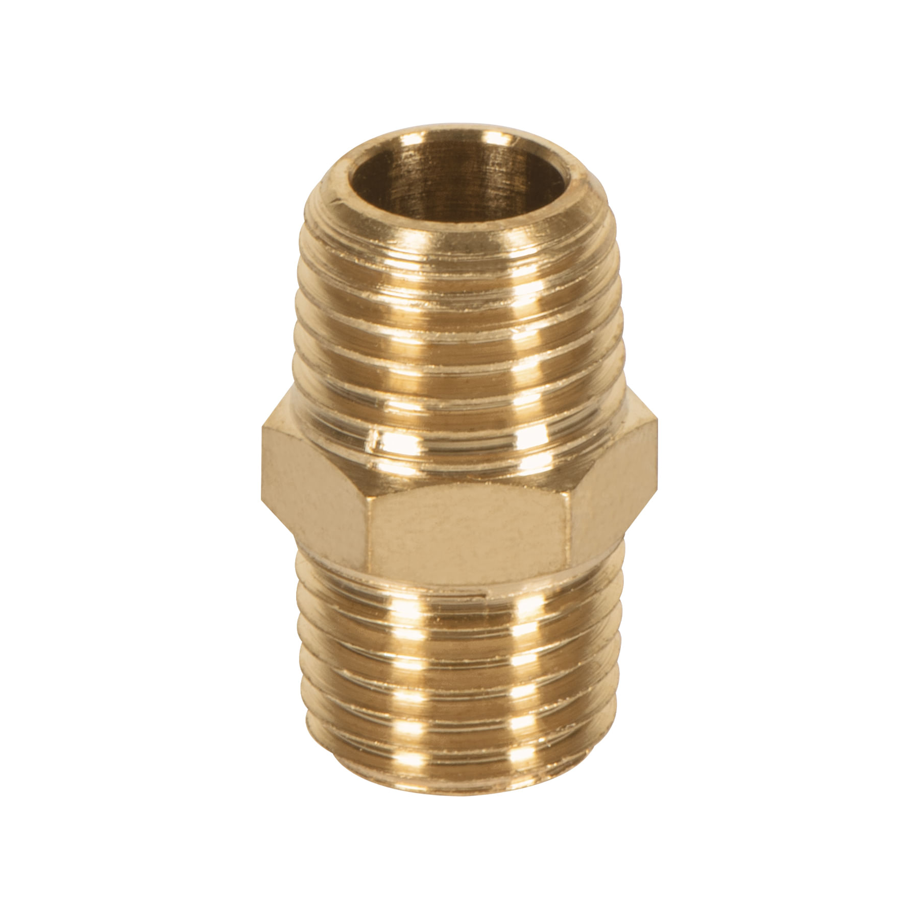 Unión macho - macho 1/4 NPT Blister 1U - TRUPER - Kywi