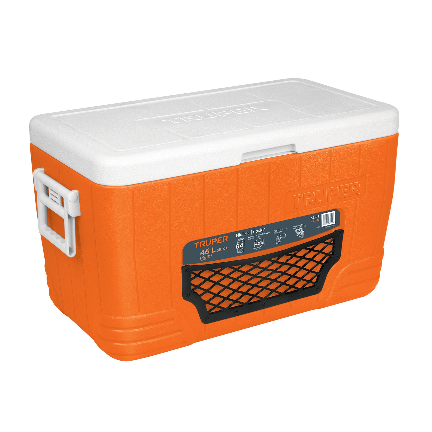 Cooler de 46Lt rectangular - TRUPER - Kywi