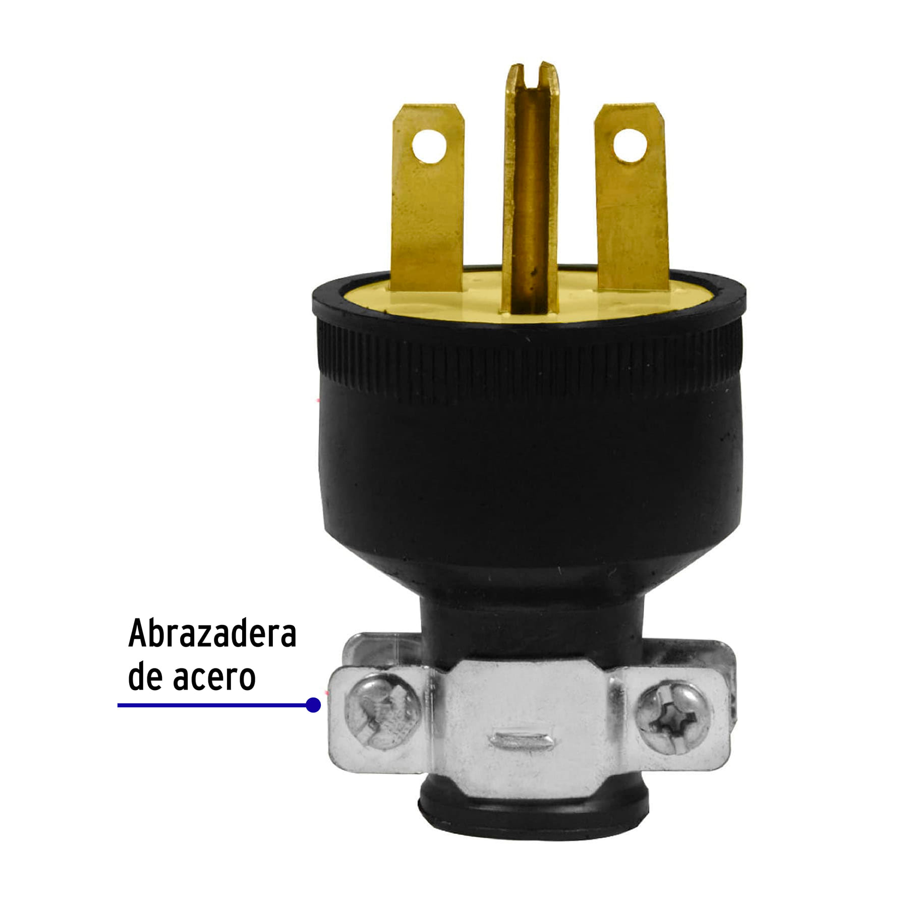 Enchufe Polarizado 2P 15A - 250V Volteck - VOLTECK - Kywi