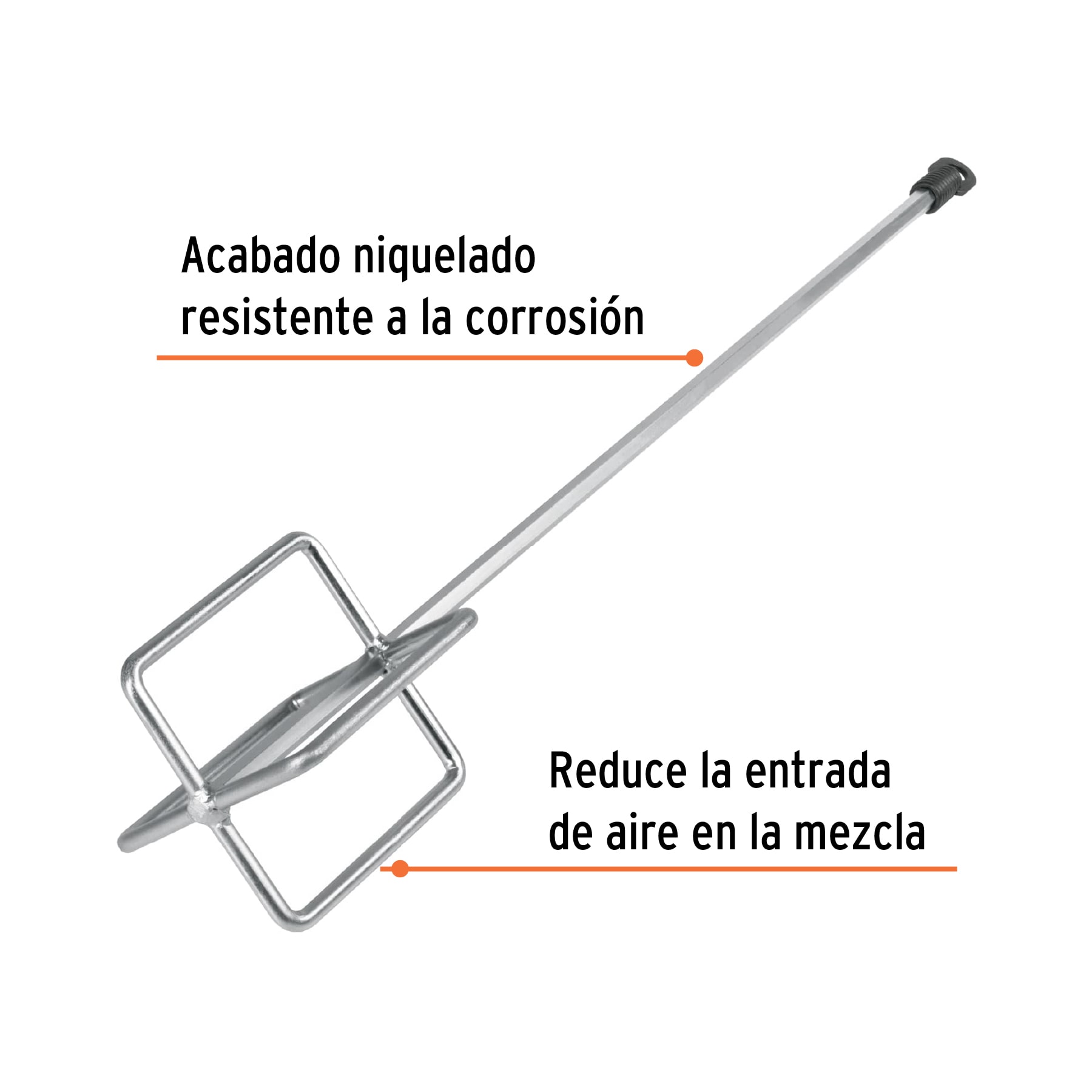 Revolvedor para mortero, 120 mm diámetro - TRUPER - Kywi
