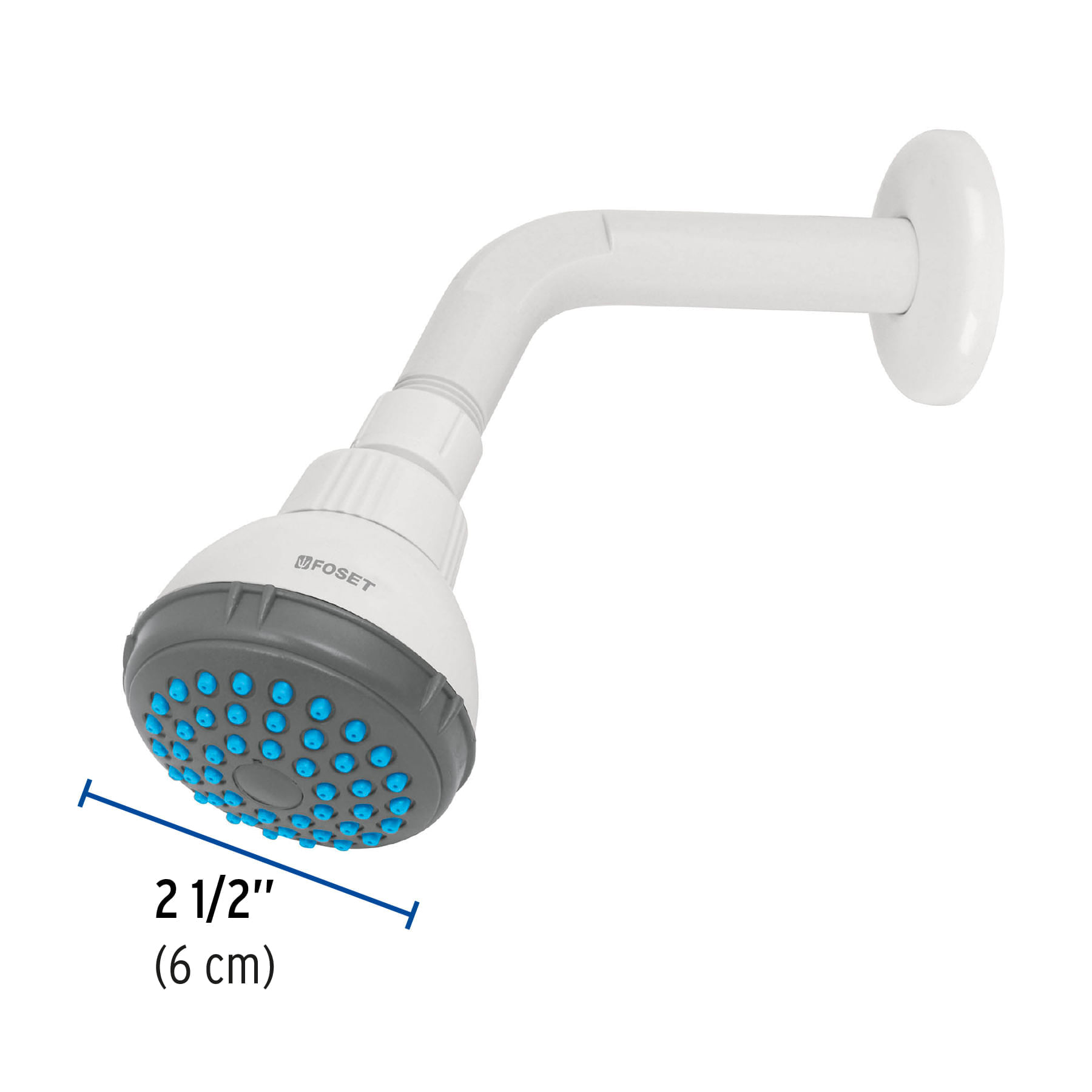 Ducha Plastica 6Cm Foset - FOSET