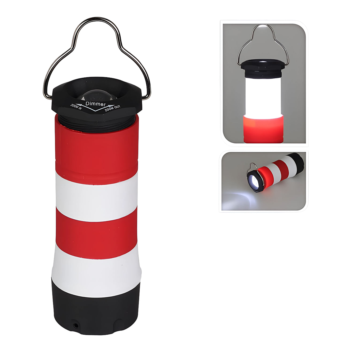 Linterna de mano de 36 mm de diámetro con diseño colgable tipo faro ...